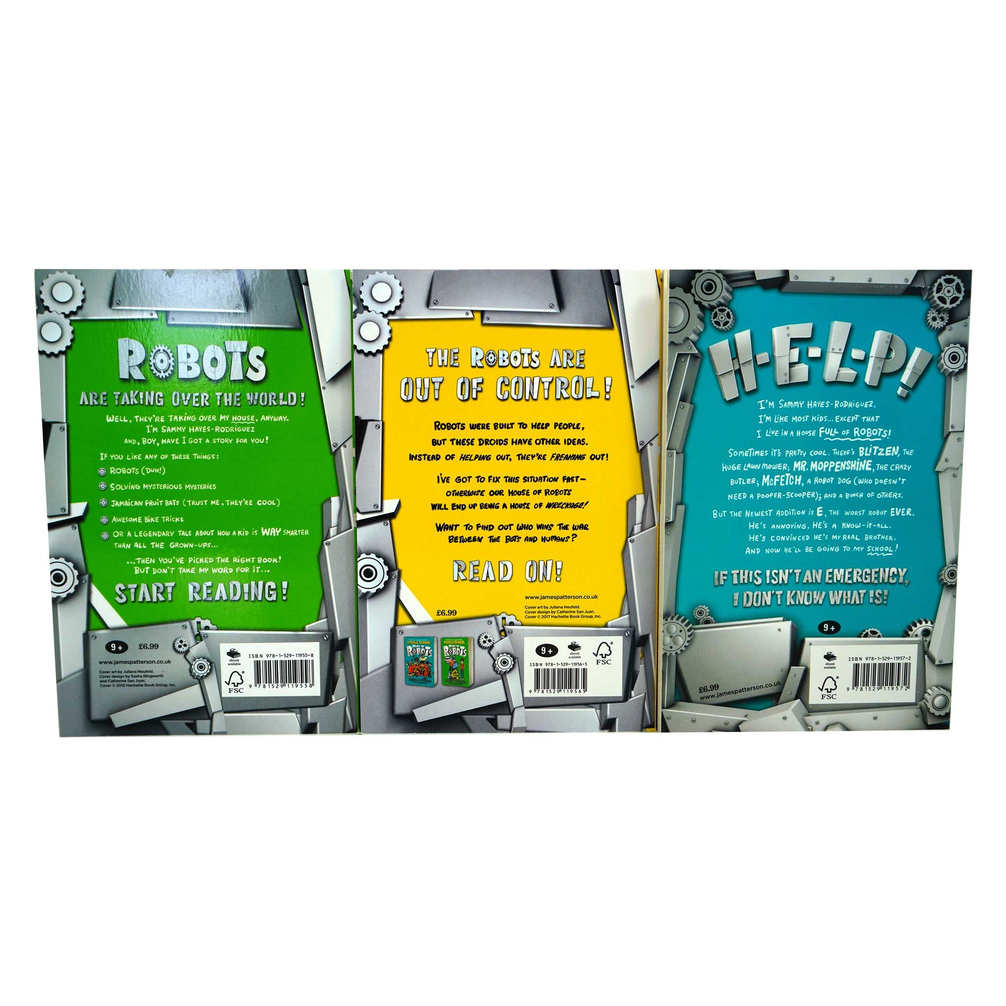 House of Robots Series 3 Books Collection Set By James Patterson - Age ...