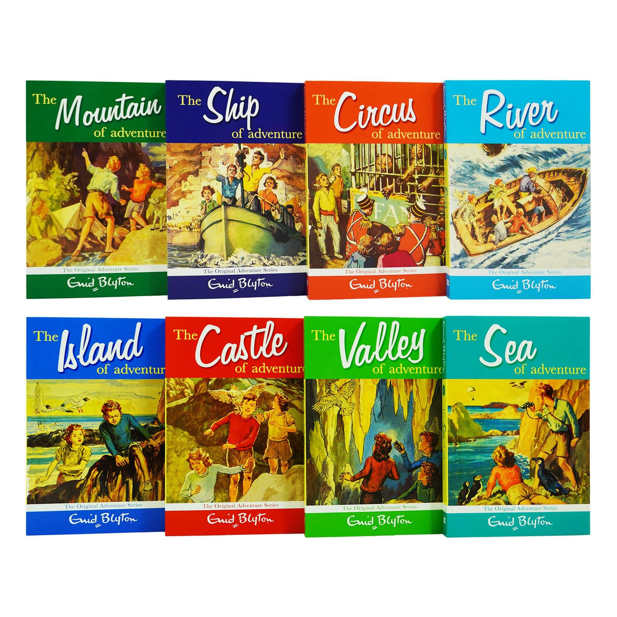 The Adventure Series 8 Book Collection Set By Enid Blyton - Ages 9-14 ...