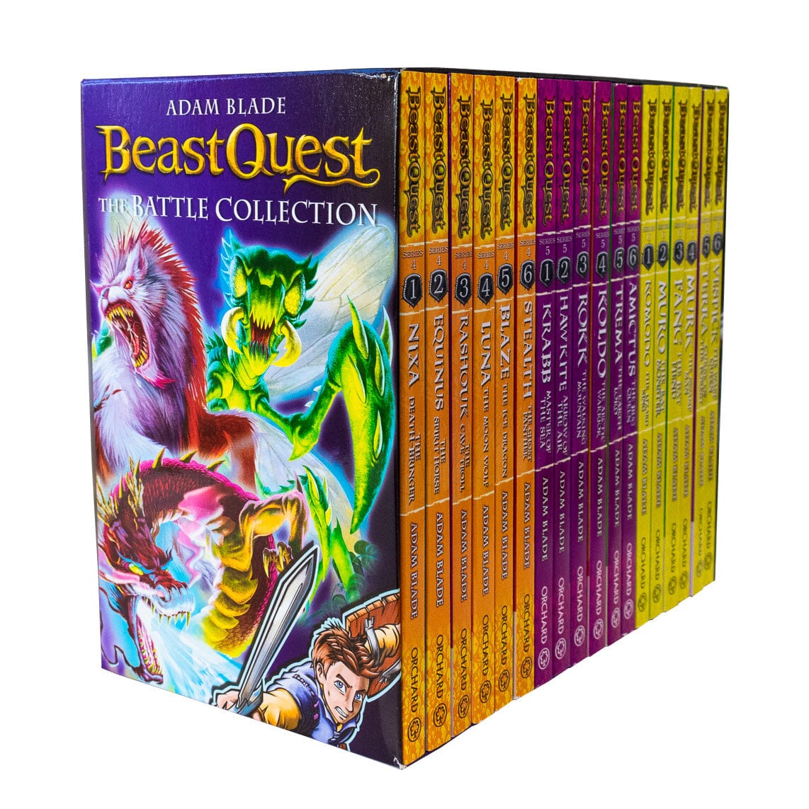 Beast Quest The Battle Collection Series 4, 5 and 6 - 18 Books Set - A ...