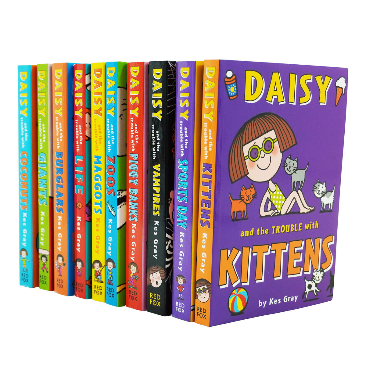 Daisy & The Trouble With Kittens By Kes Gray 10 Books Collection Set ...