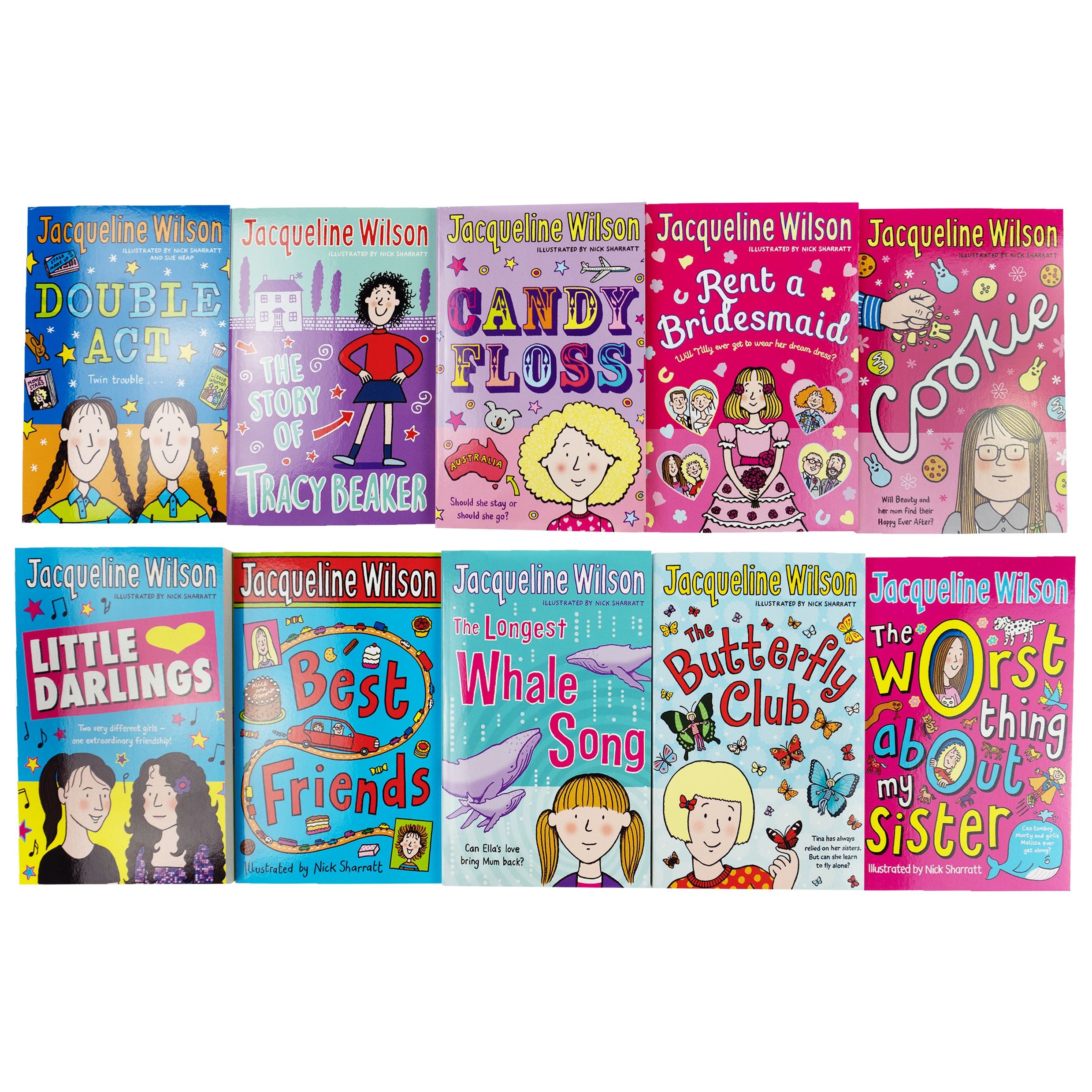 Jacqueline Wilson 10 Books Collection Set - Ages 8-12 - Paperback ...