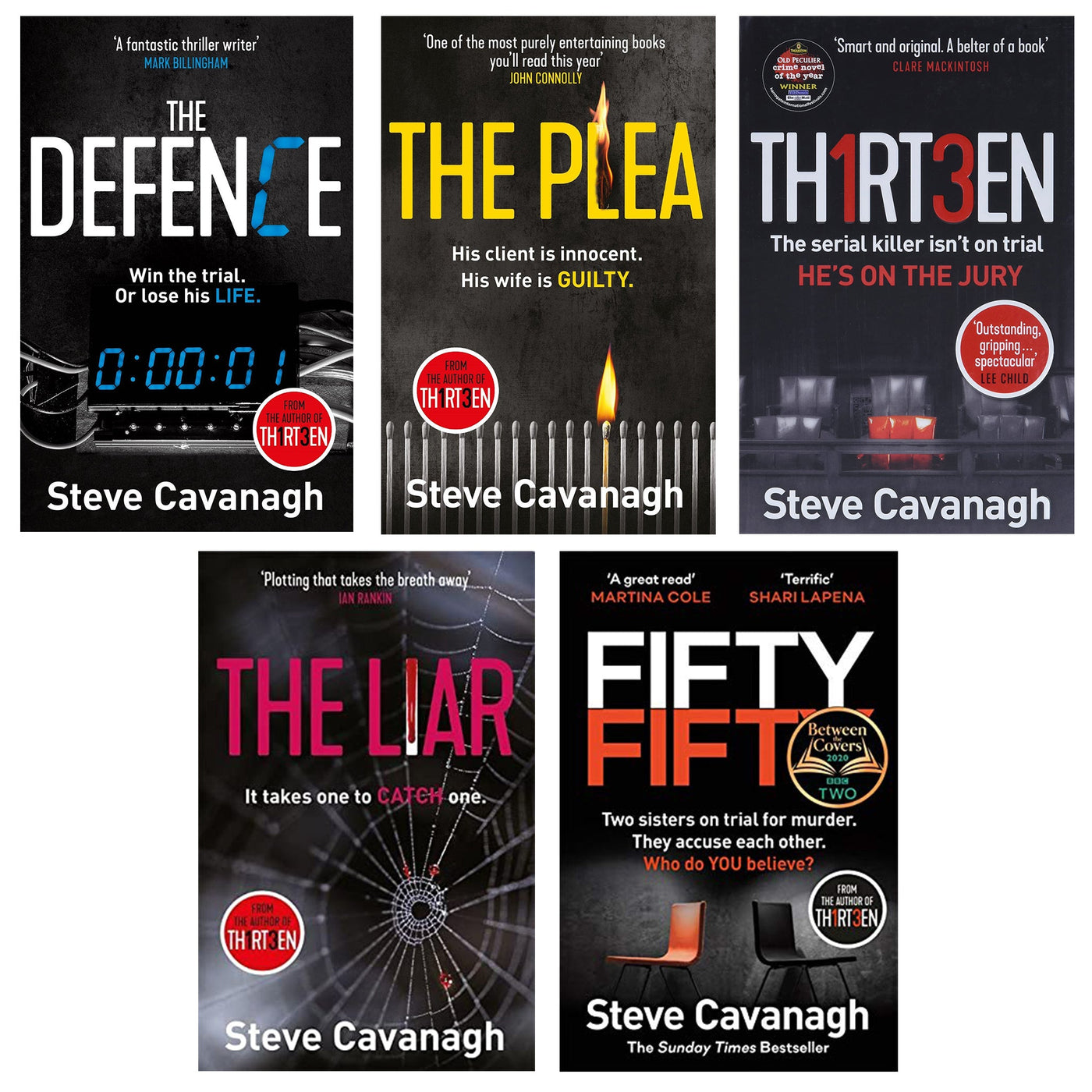 Eddie Flynn Series 5 Books Collection Set By Steve Cavanagh - Fiction ...