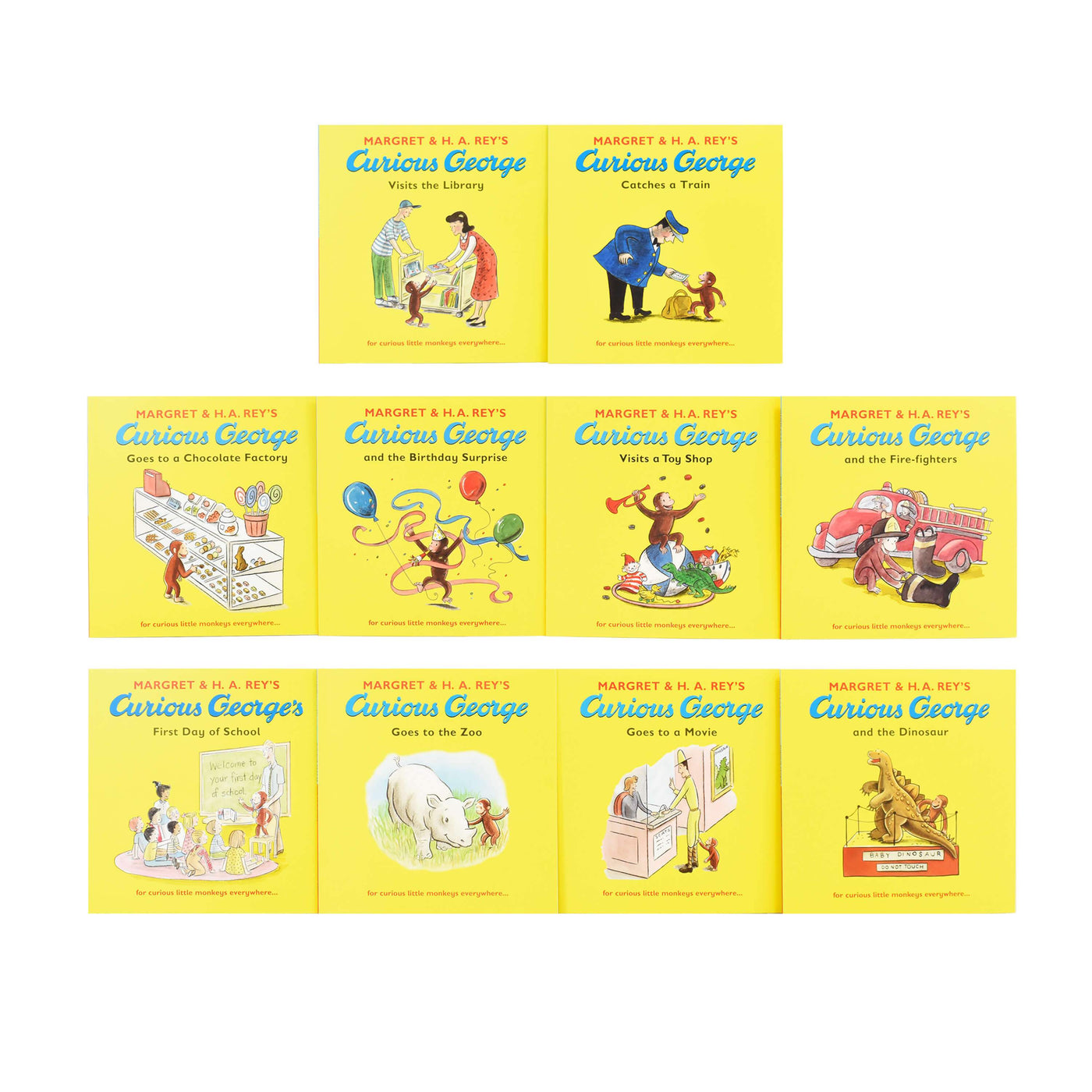 Curious George 10 Picture Books Box Set — Books2Door