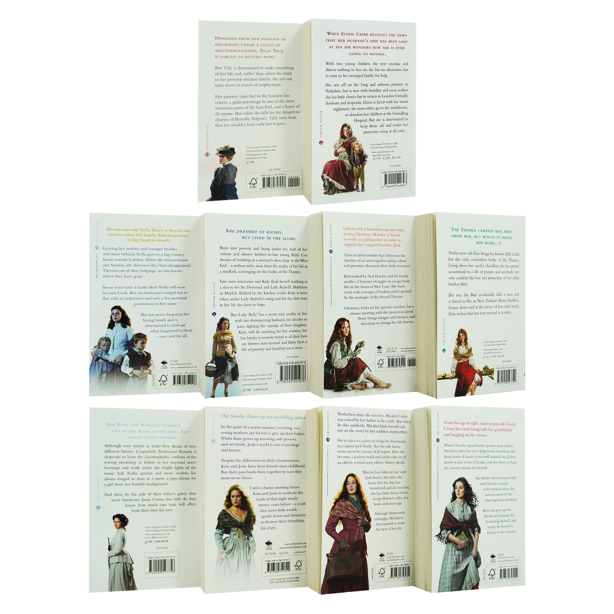 Dilly Court Collection 10 Books Set - Young Adult - Paperback — Books2Door