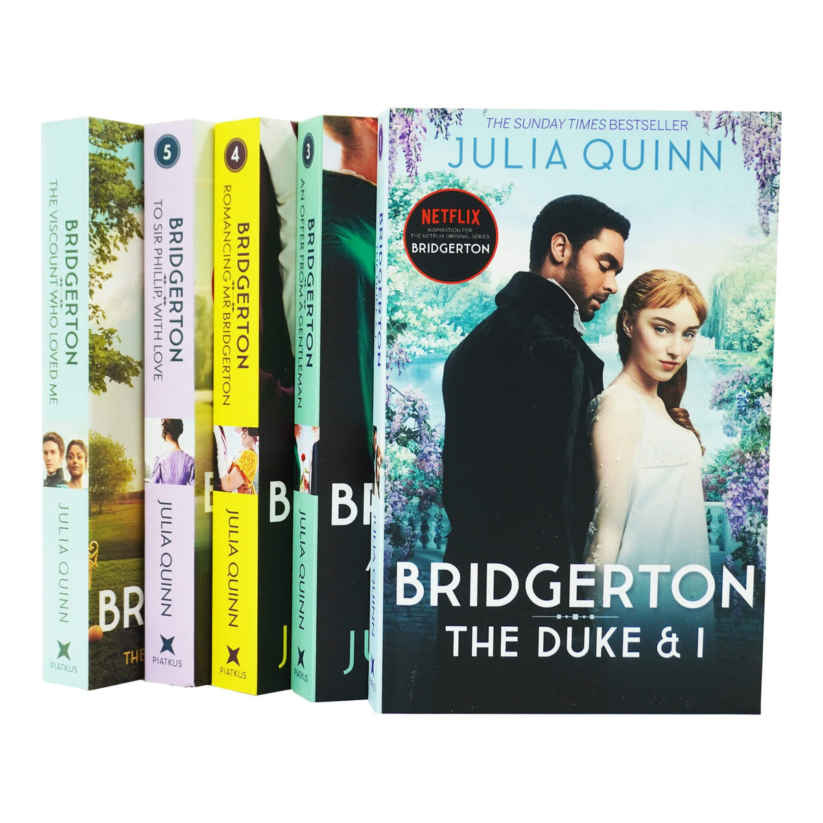Bridgerton by Julia Quinn: Books 1-5 Collection Set - Fiction - Paperb ...