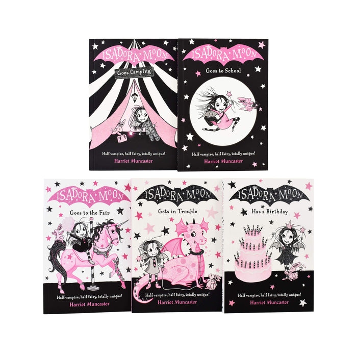 Isadora Moon 5 Books Collection Set By Harriet Muncaster - Ages 5-7 ...