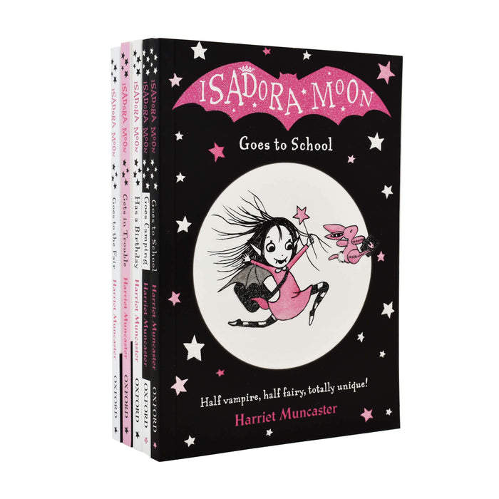 Isadora Moon 5 Books Collection Set By Harriet Muncaster - Ages 5-7 ...
