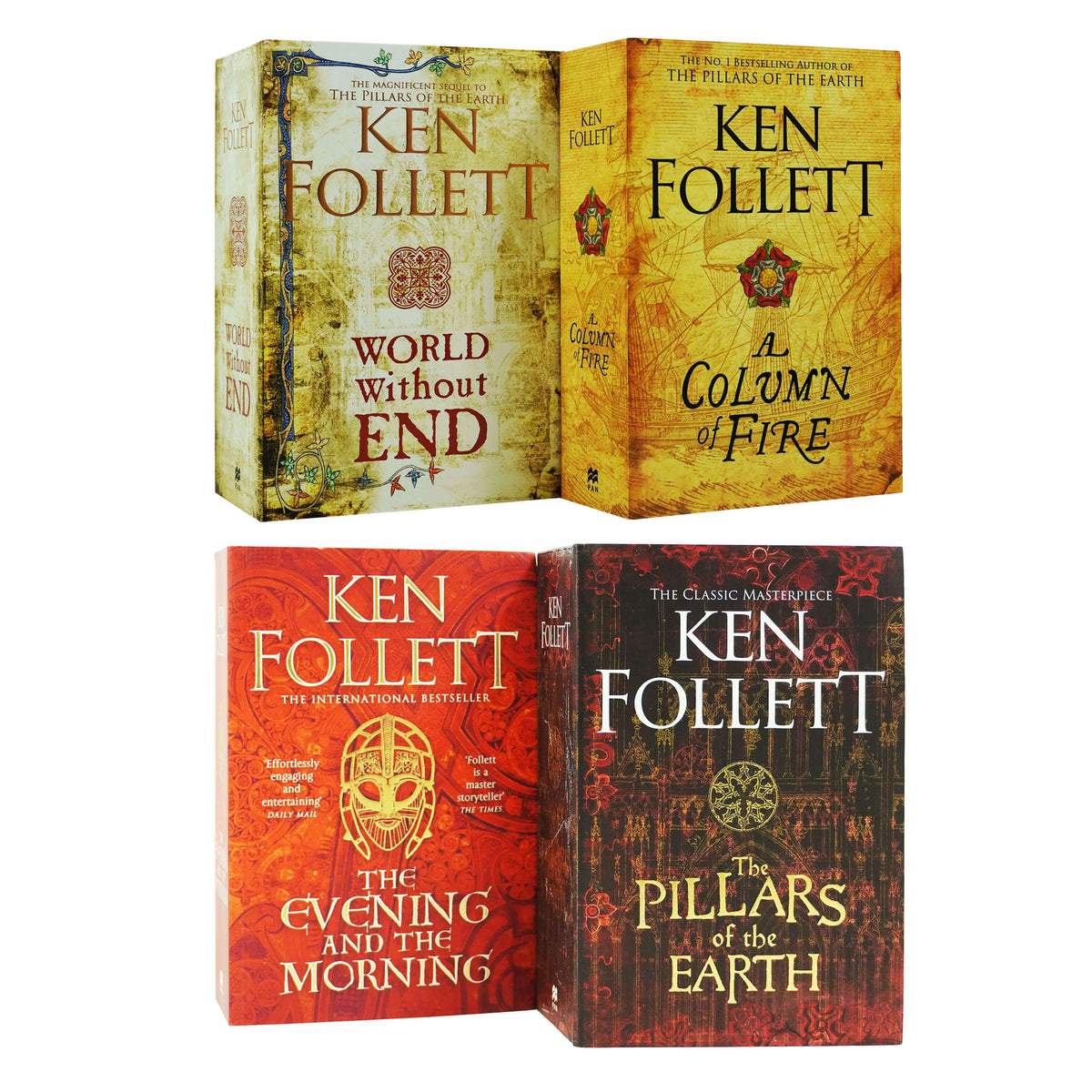 Kingsbridge Series by Ken Follett 4 Books Collection Set - Fiction - P ...