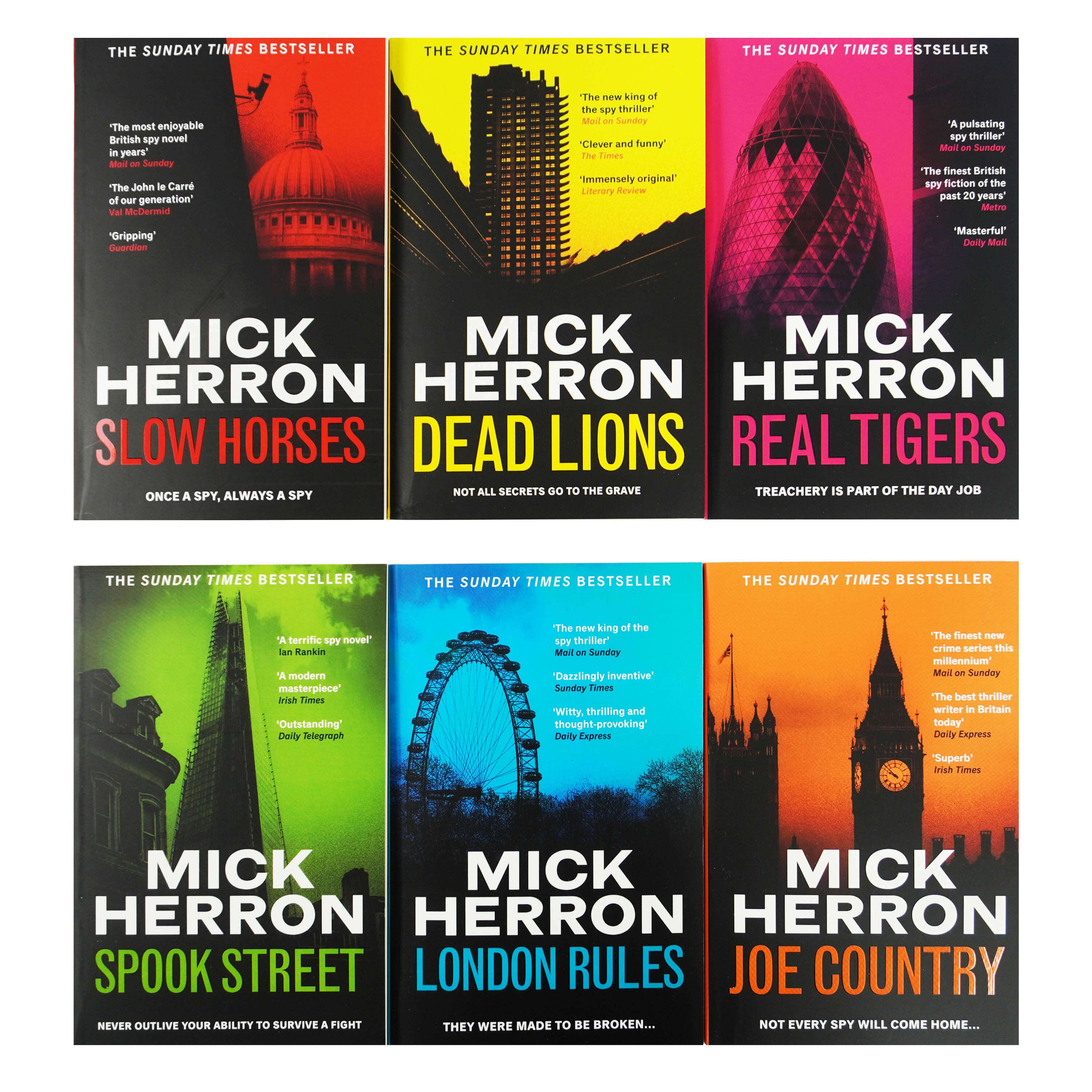 Slough House Series (Book 1-6) by Mick Herron: 6 Books Collection Set ...