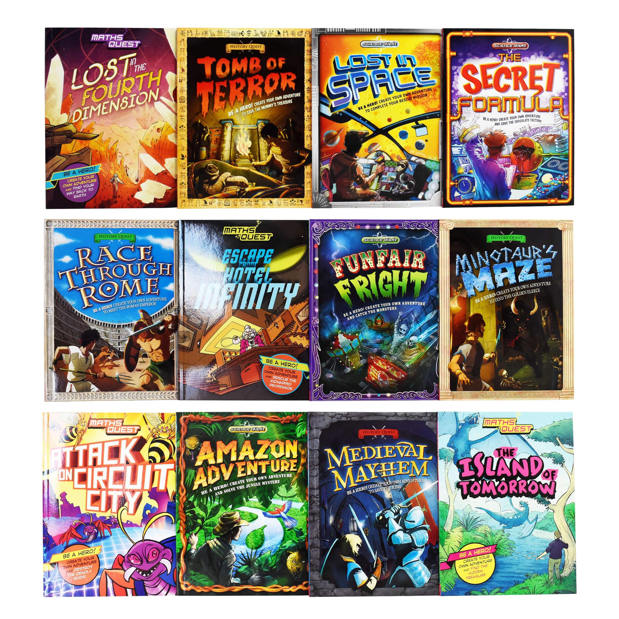 Quest Adventure Science Maths & History Books — Books2Door