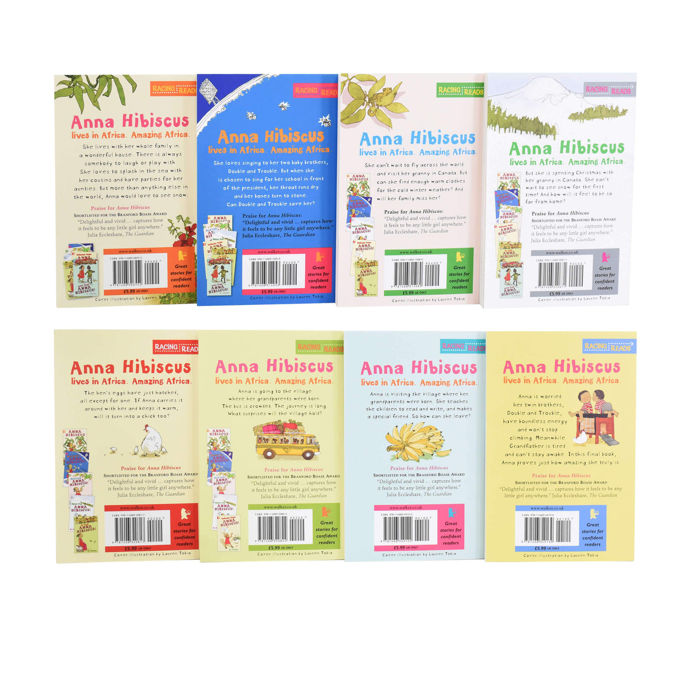 Anna Hibiscus Series by Atinuke 8 Books Collection Set - Age 6-9 - Pap ...