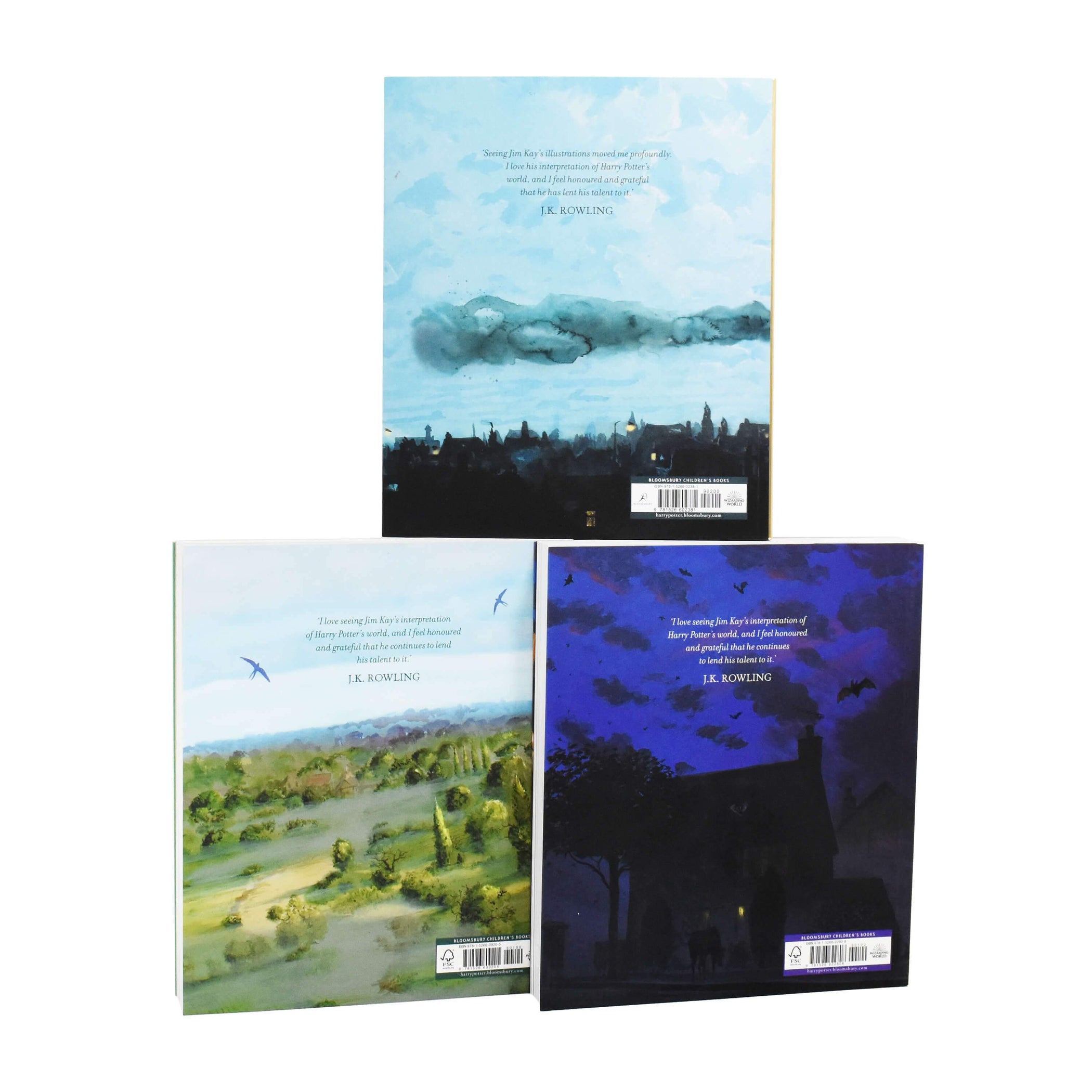 Harry Potter Illustrated J.K. Rowling 3 Books — Books2Door