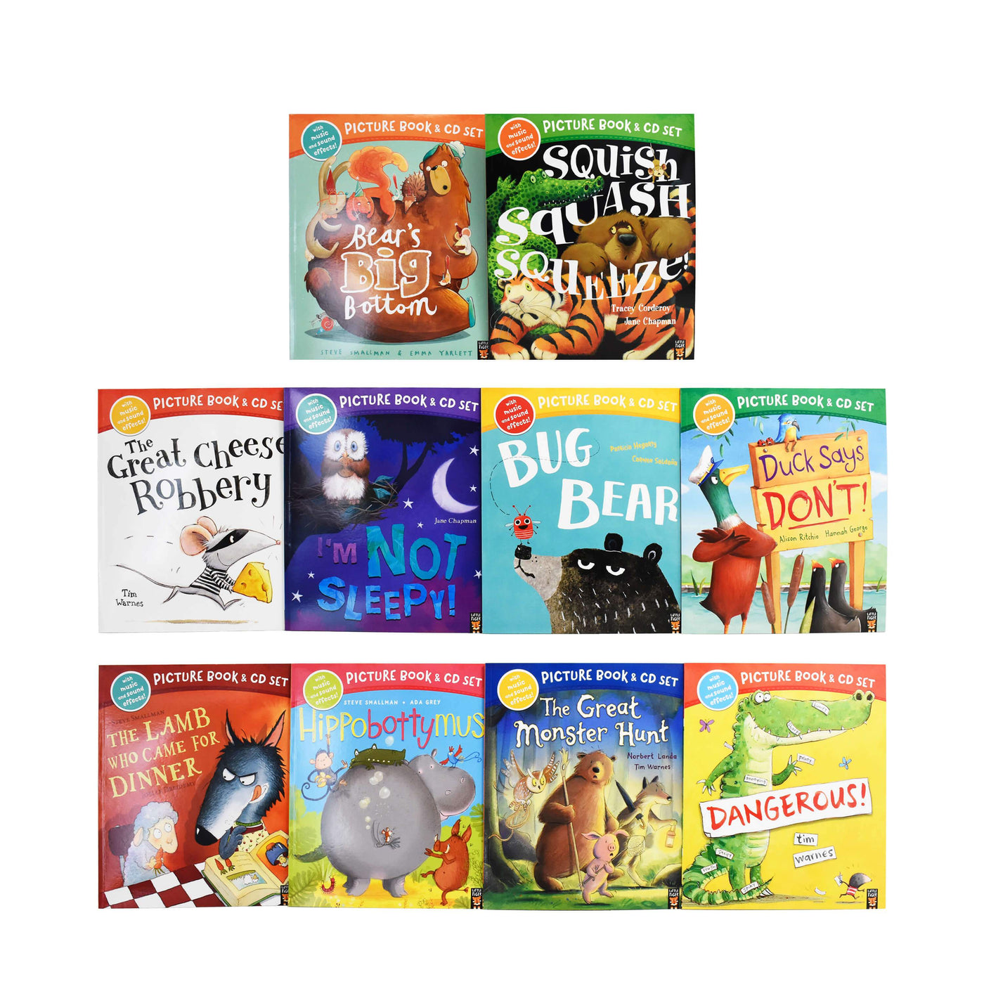 Great Cheese Robbery 10 Picture Books by Little Tiger - Ages 0-5 - Pap ...