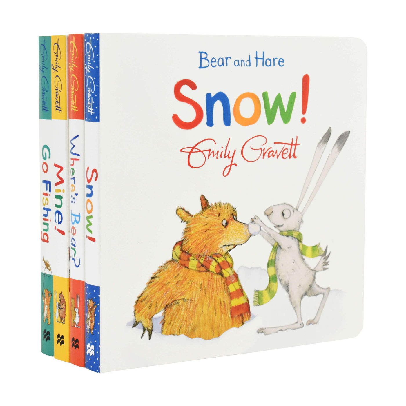Bear and Hare 4 Books by Emily Gravett – Ages 0-5 – Board Book — Books2Door