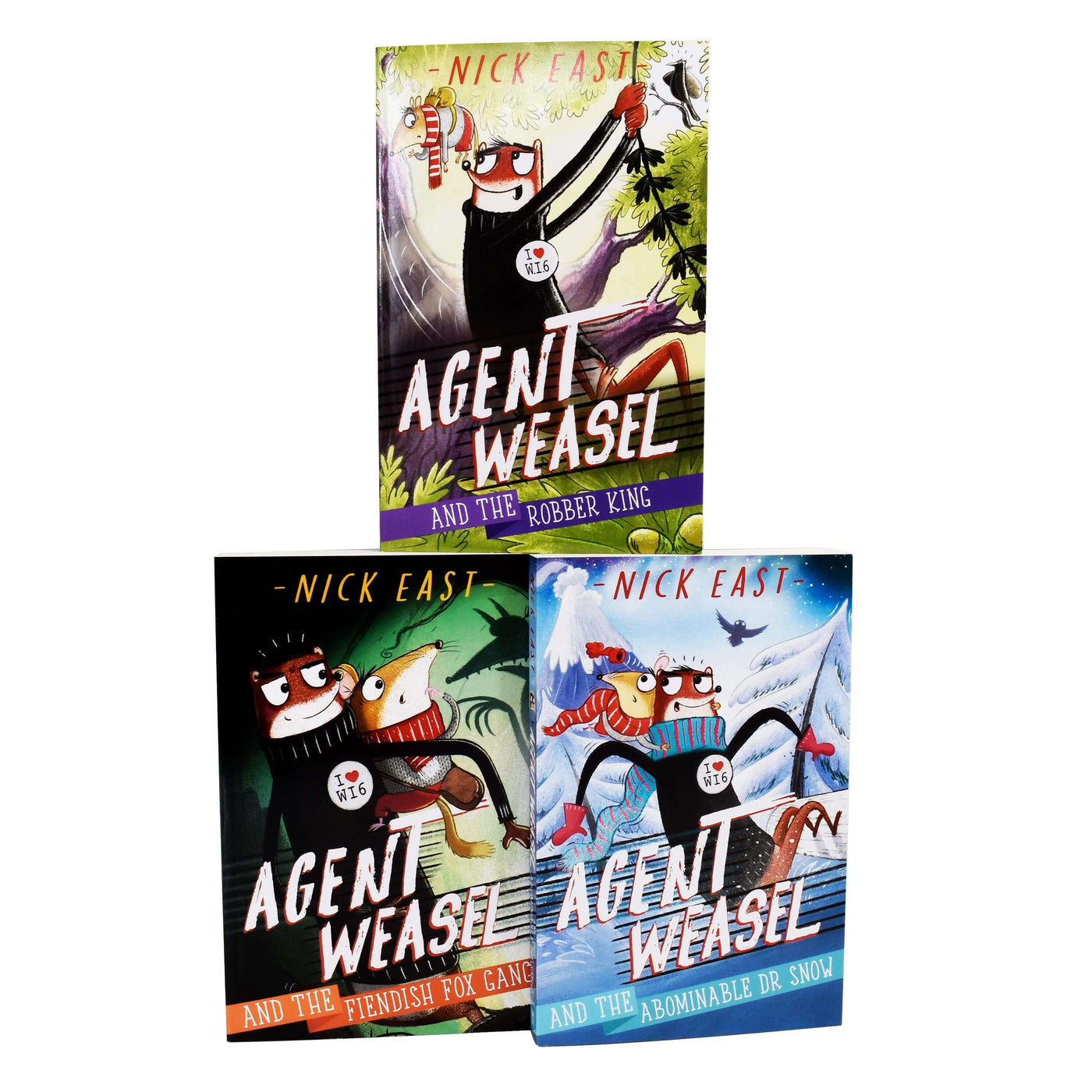 Agent Weasel Series 3 Books Collection Set By Nick East – Ages 7-9 - P ...