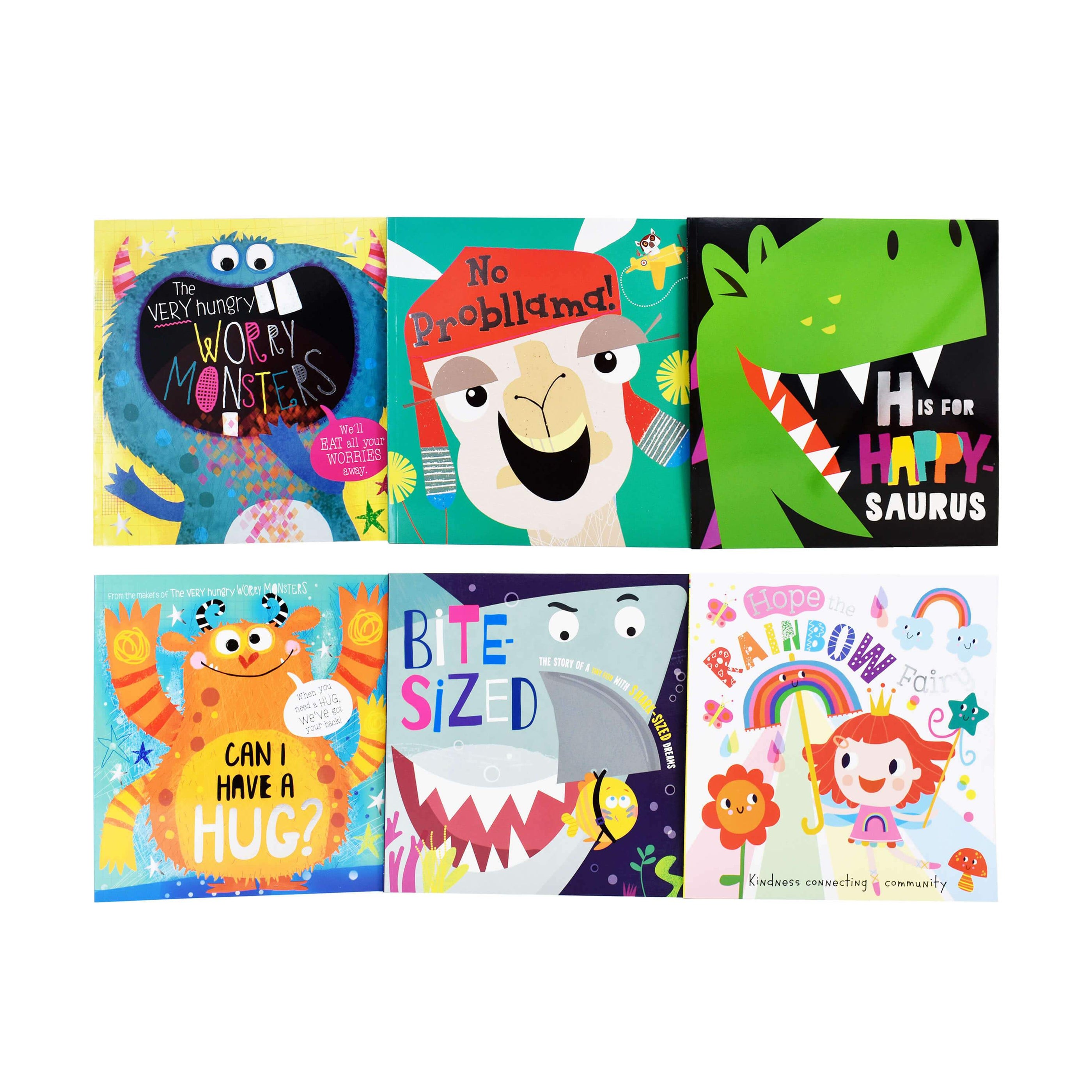 Very Hungry Worry Monsters & Friends 6 Books — Books2Door