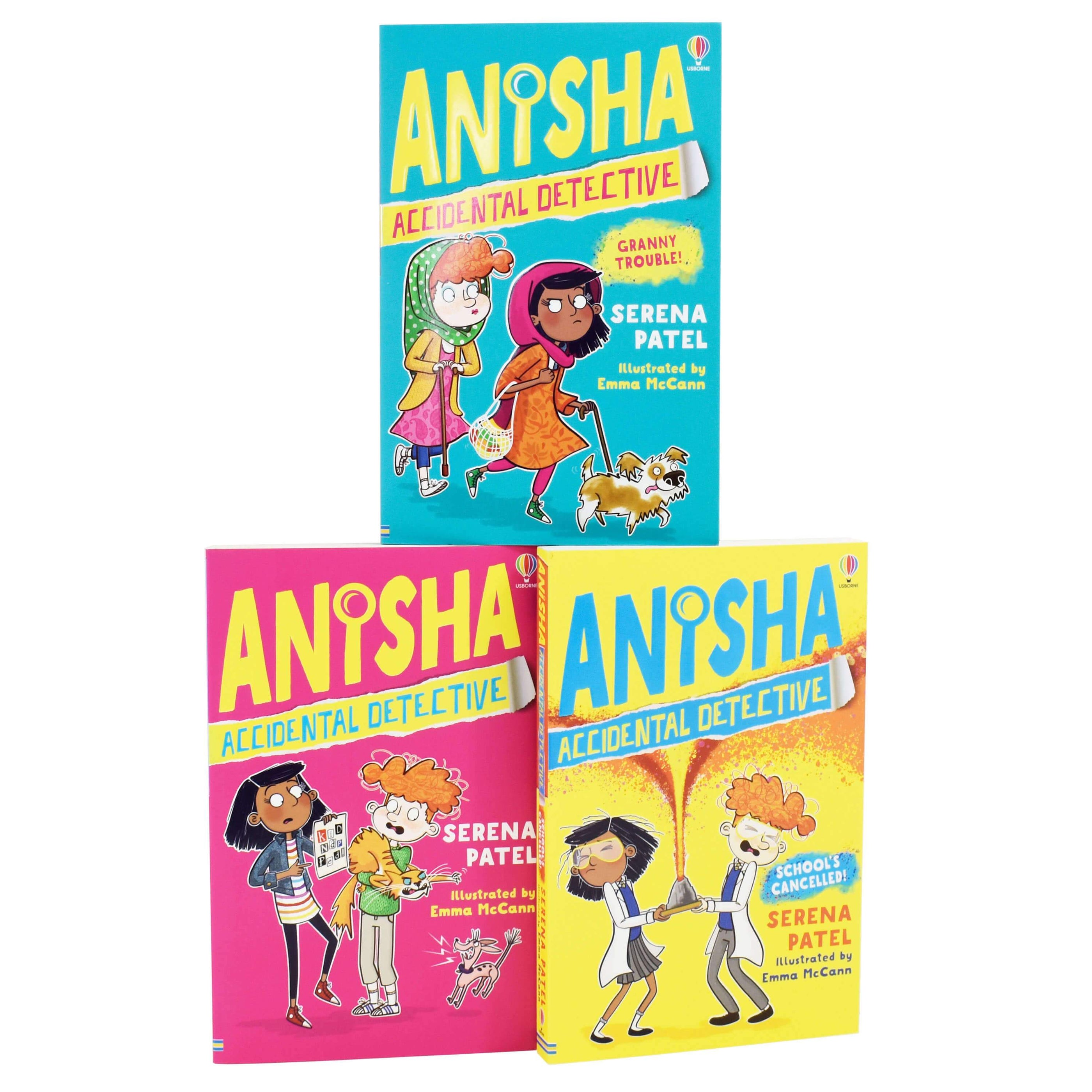 Anisha Accidental Detective 3 Books Collection Set By Serena Patel & E ...