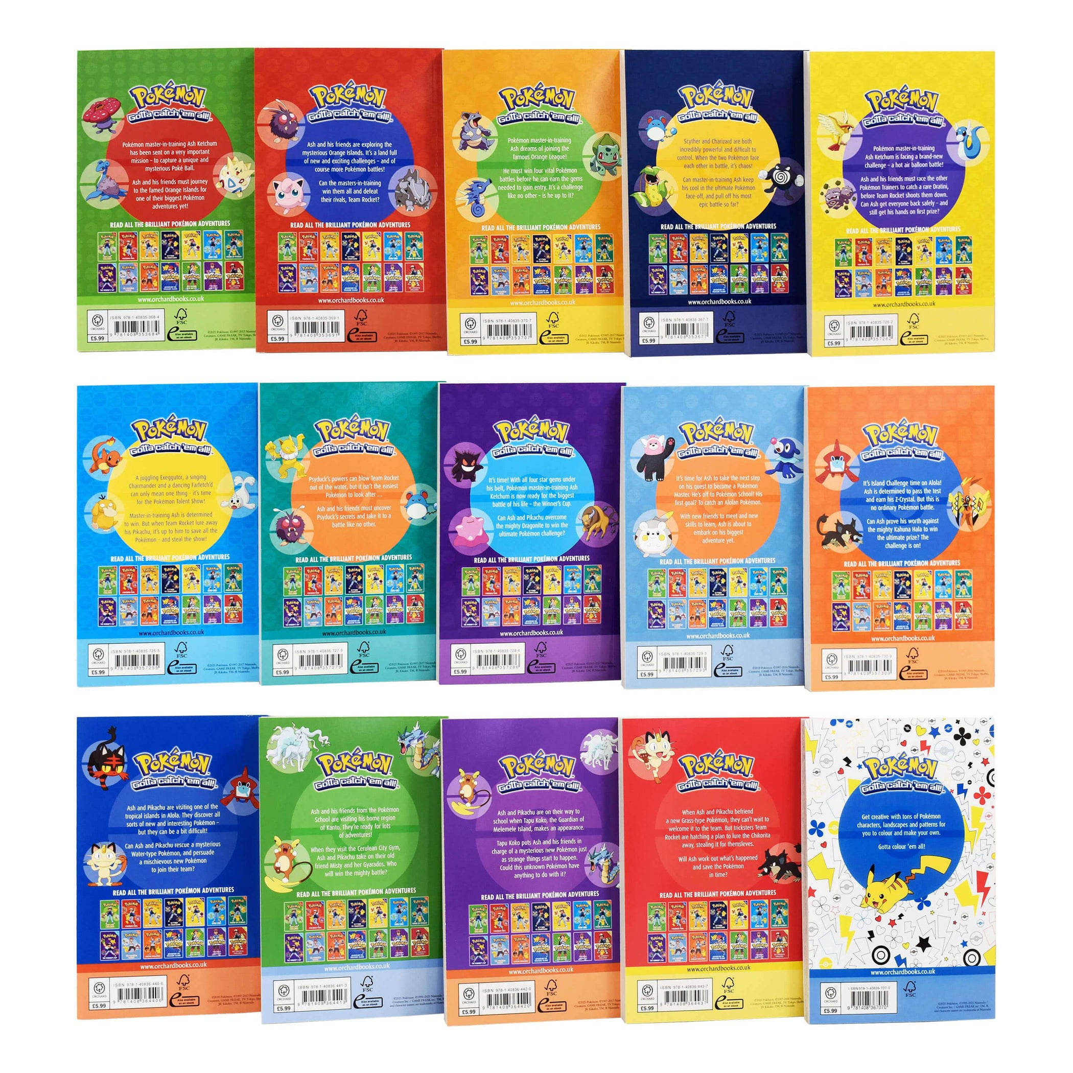 Pokemon Super Collection 15 Books Box Set — Books2Door