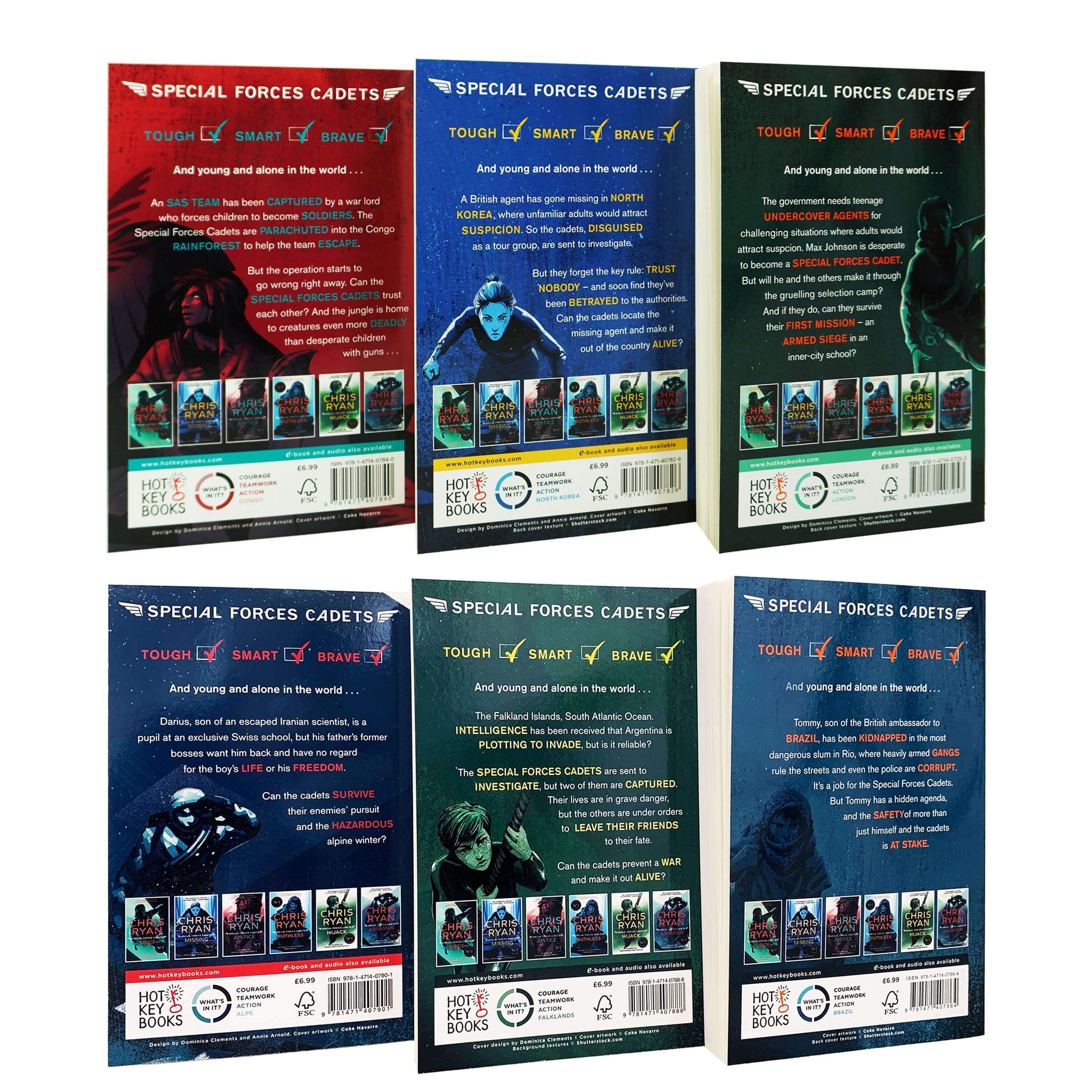 Special Forces Cadets Series 6 Books Collection Set By Chris Ryan - Ag ...