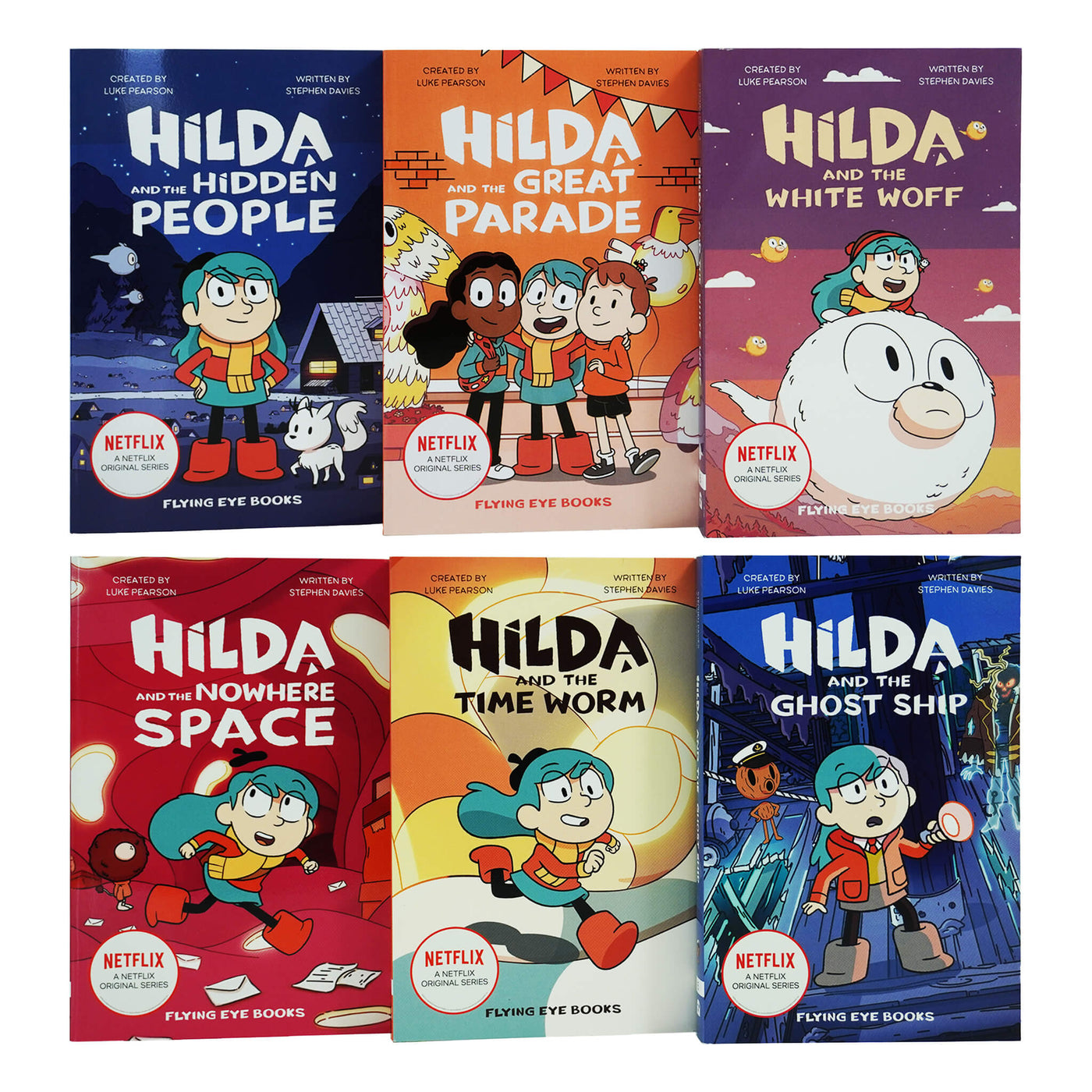 Hilda Netflix Original Series 6 Books Set Collection By Stephen Davies ...