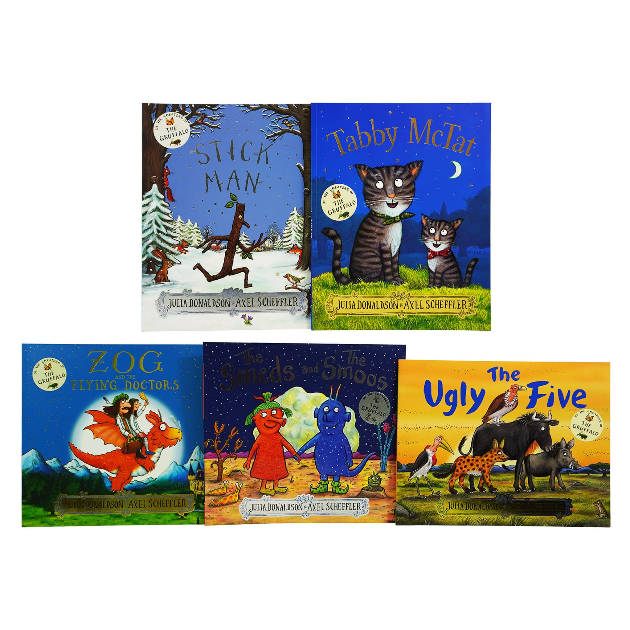 Julia Donaldson Children Collection 5 Books Set - Ages 2-7 - Paperback ...