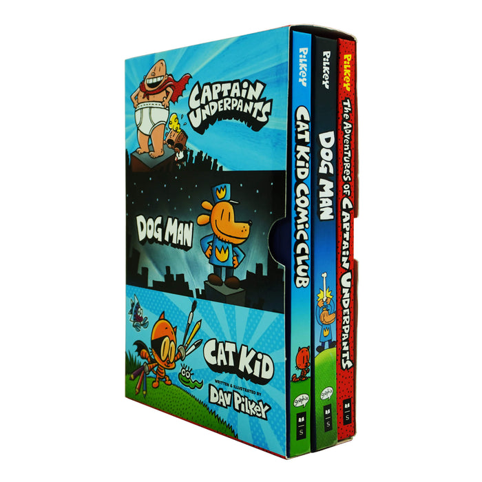 Dav Pilkey's Hero Collection 3 Books Boxed Set - Ages 9-12 - Hardback ...