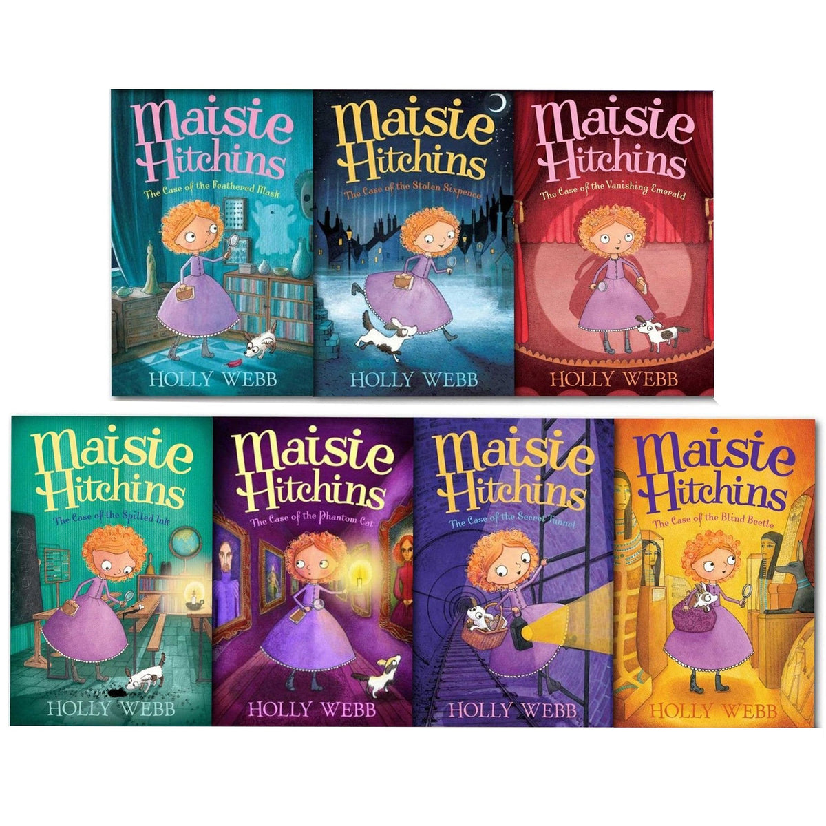 Maisie Hitchins Series 7 Books Collection Set By Holly Webb - Ages 7-1 ...
