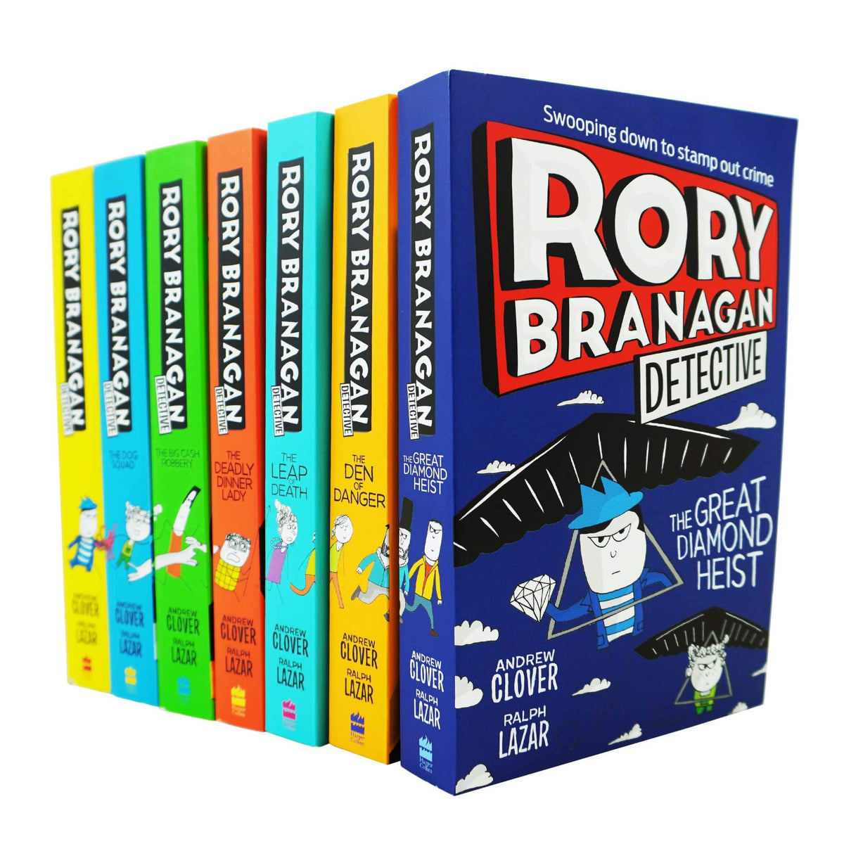 Rory Branagan Detective Series Books 1 - 7 Collection Set by Andrew Cl ...