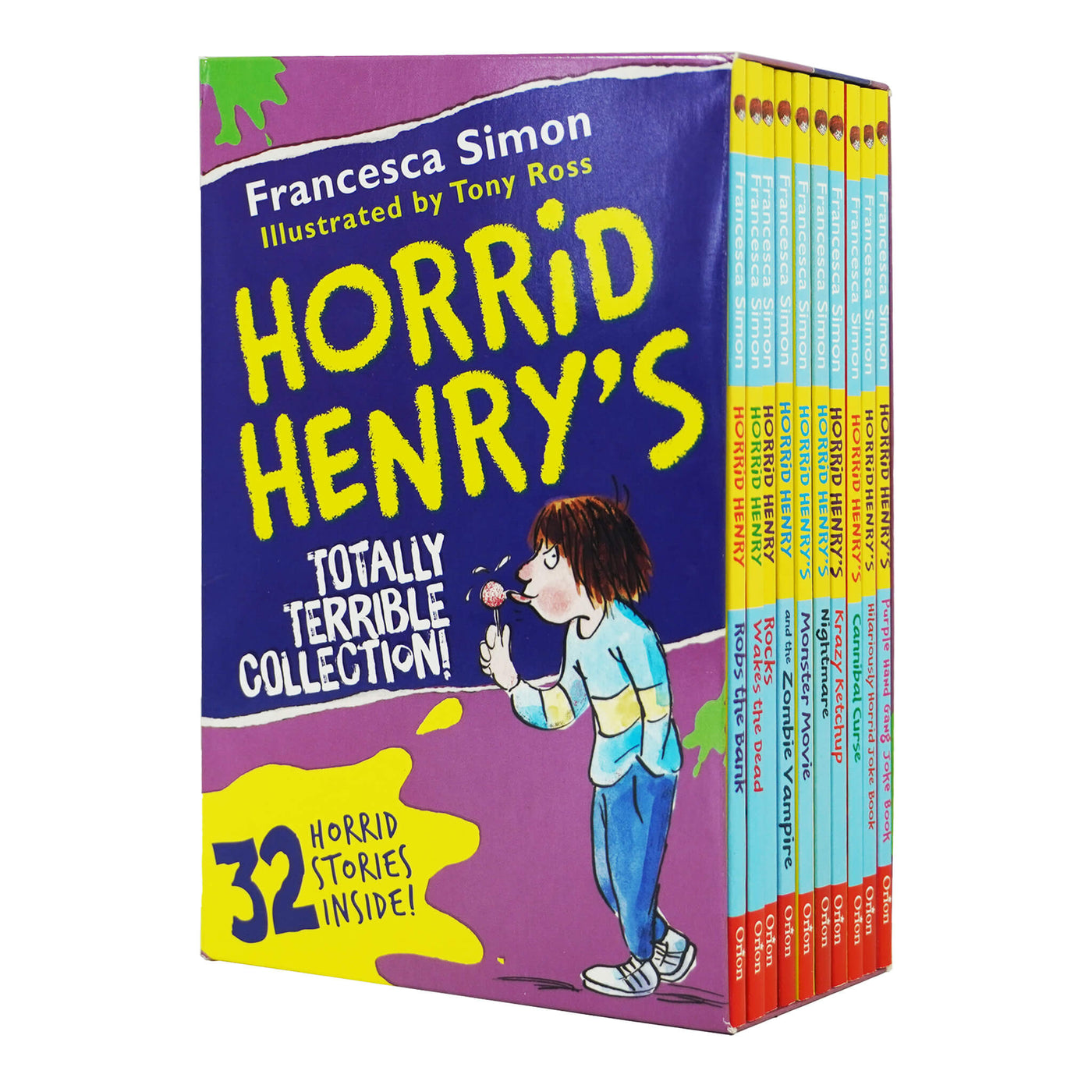 Horrid Henry's Totally Terrible Collection 10 Books Box Set by Frances ...