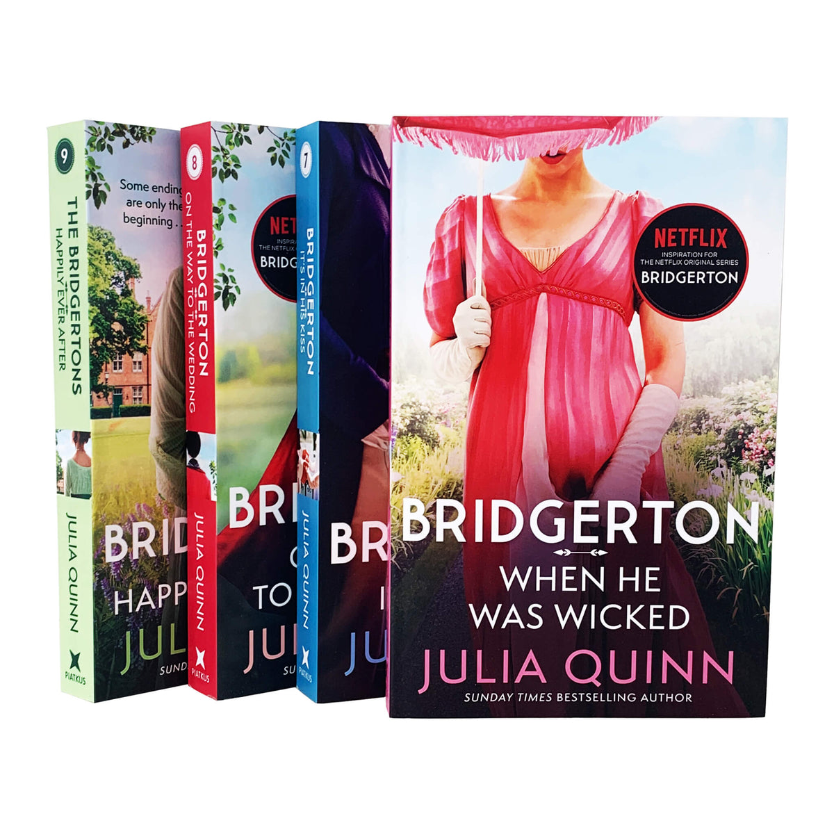 Bridgerton by Julia Quinn: Books 6-9 Collection 4 Books Set - Fiction ...