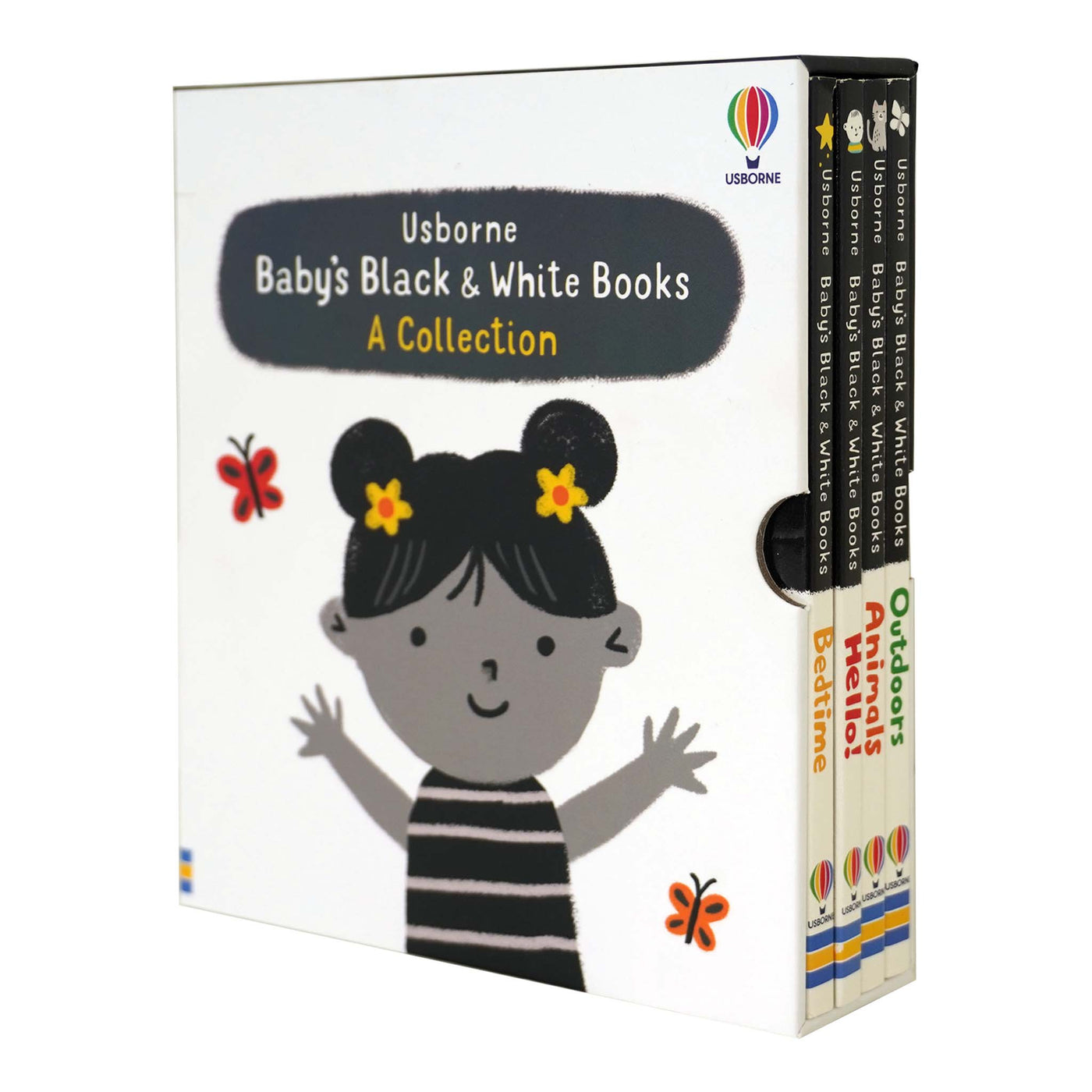 Usborne Baby's Black and White 4 Books Collection Set By Mary Cartwrig ...