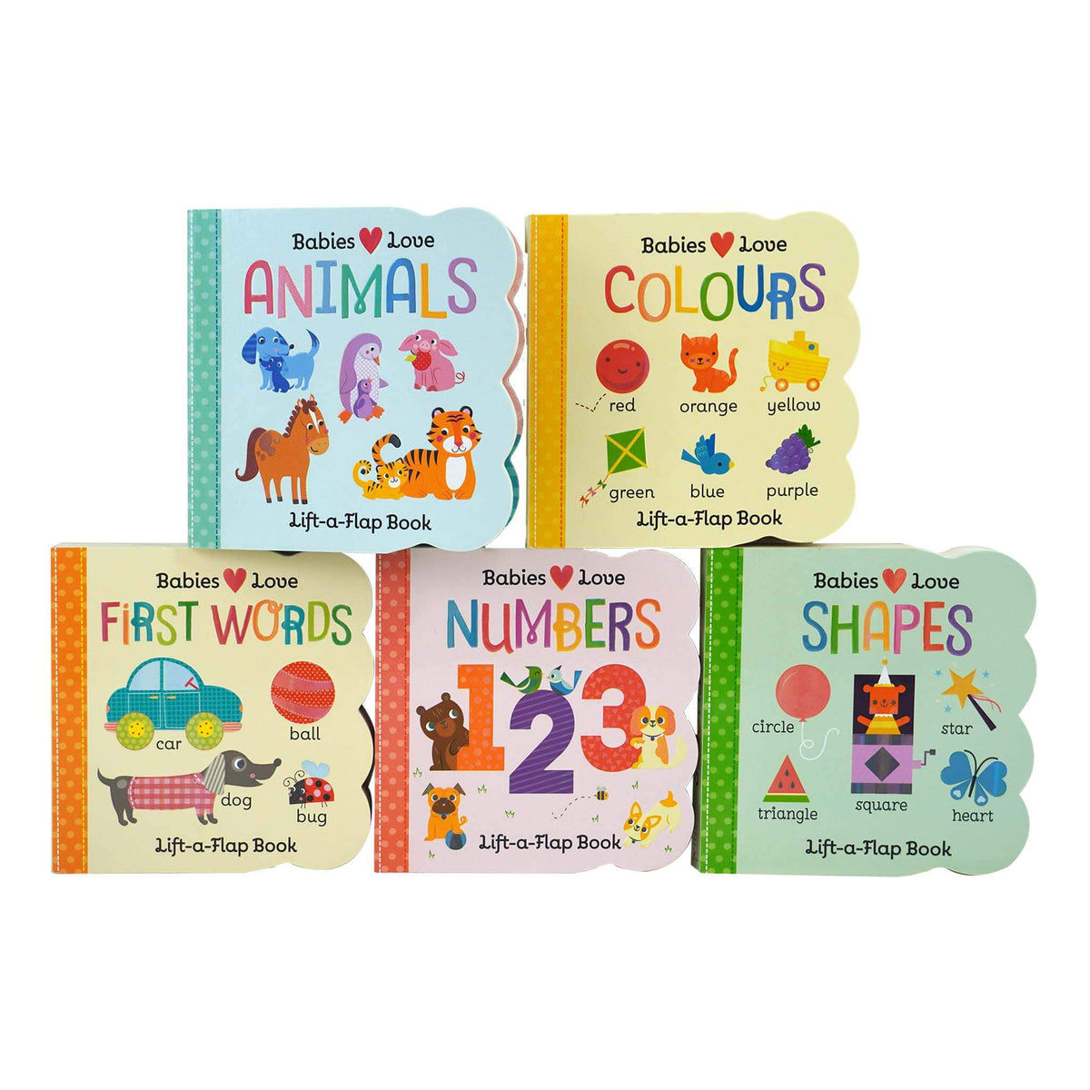 Chunky Lift-a-Flap 5 Book Collection Set - Ages 0 and Up - Board Book ...