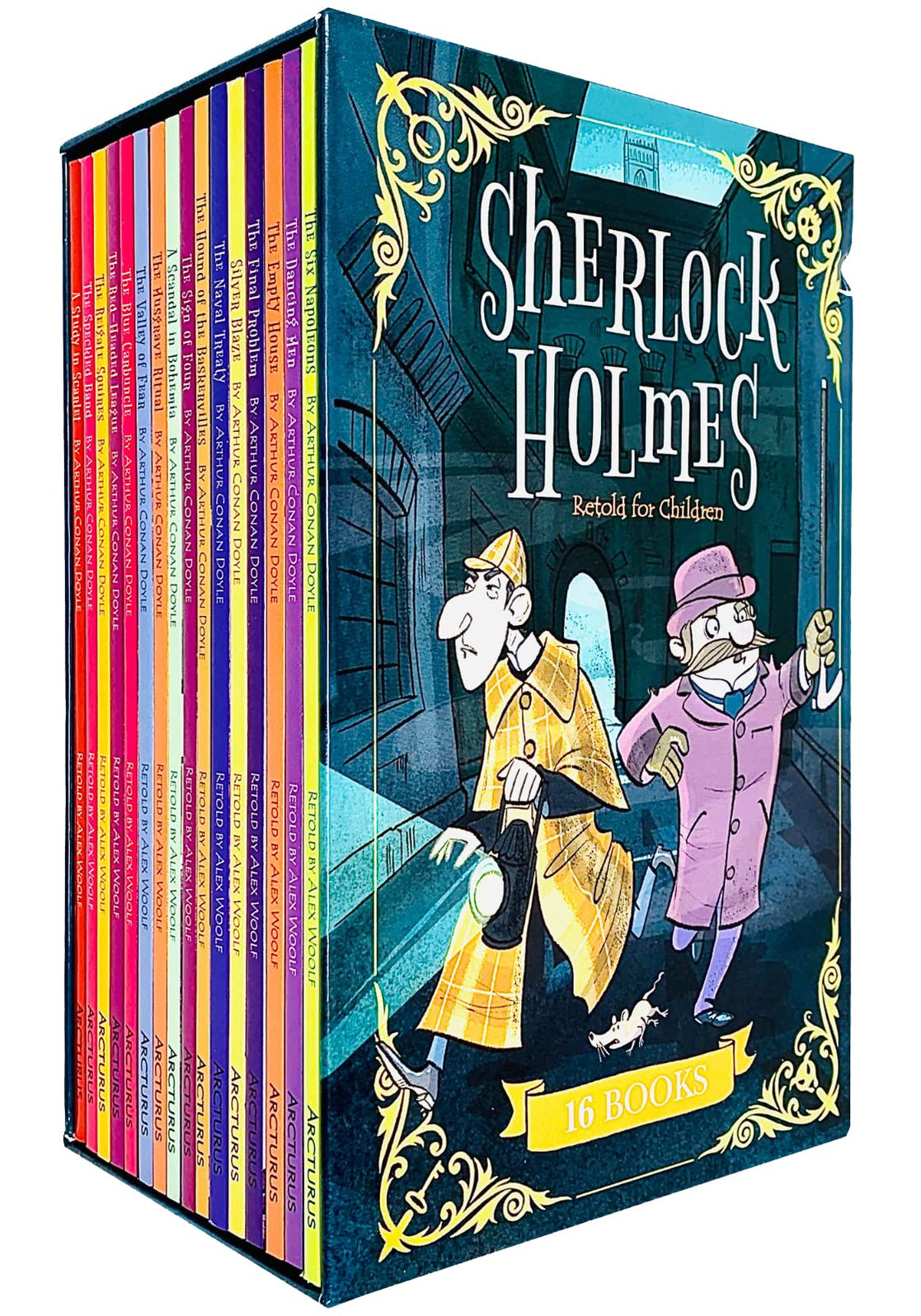 The Sherlock Holmes Retold for Children Collection 16 Books Box Set By ...