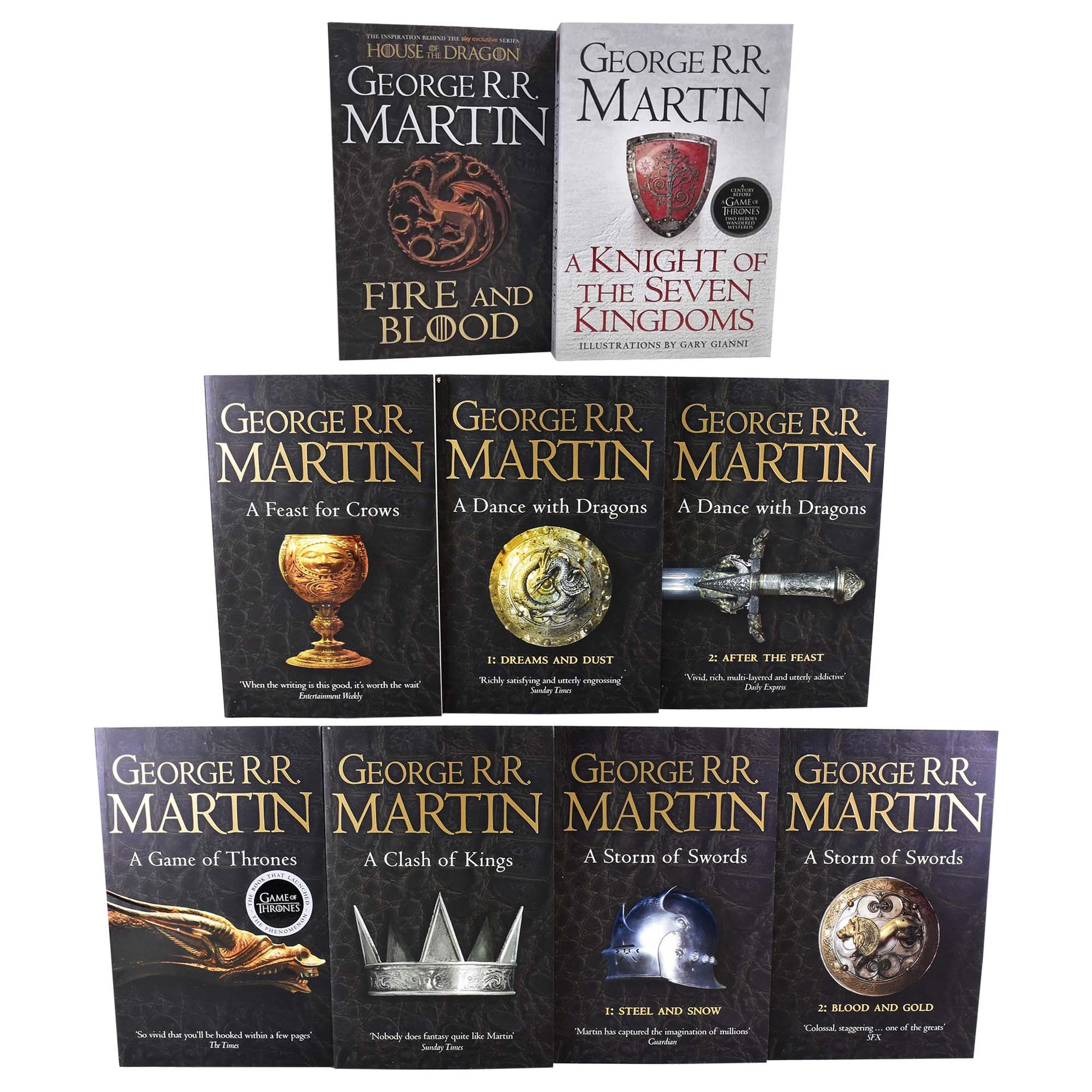 House of the Dragon by George RR Martin - 9 Book Set — Books2Door