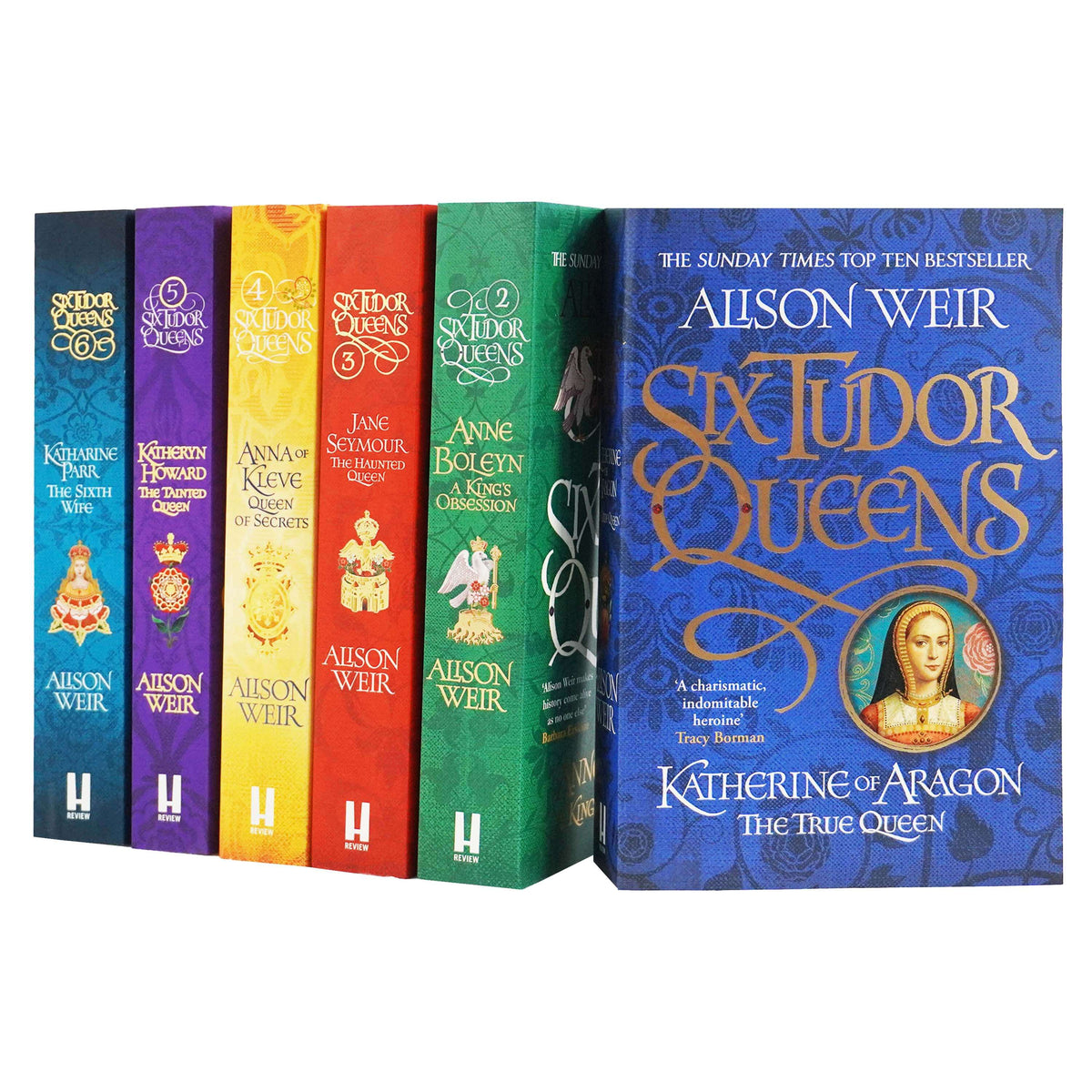 Six Tudor Queens Series By Alison Weir 6 Books Collection Set - Fictio ...