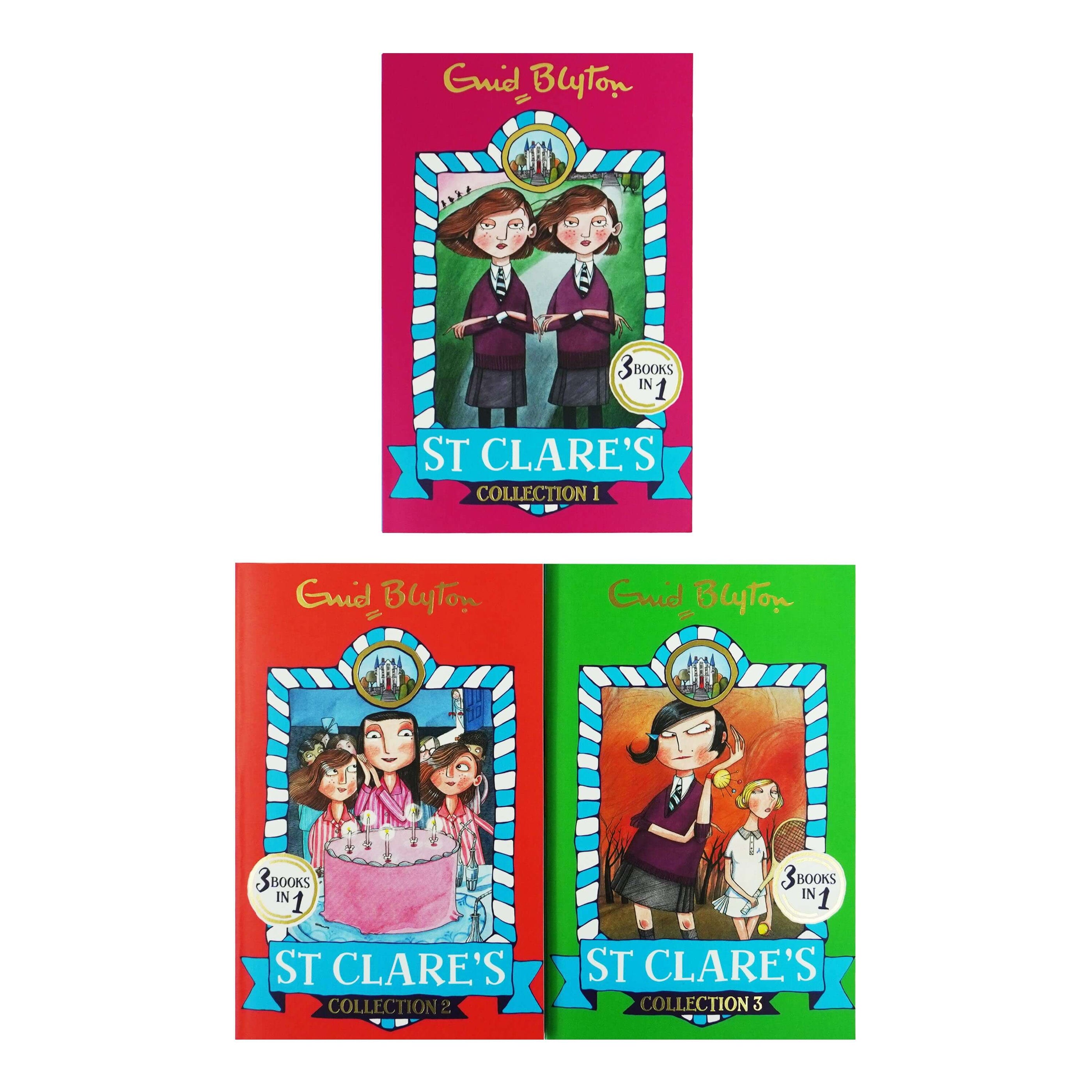 St Clare's Collection By Enid Blyton 3 Books Set - Ages 9-11 - Paperba ...