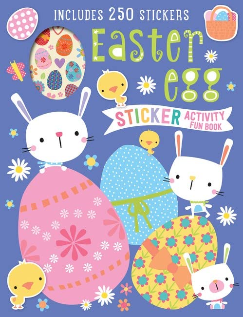 Easter Egg Sticker Activity Book - Ages 3+ Years - Paperback — Books2Door
