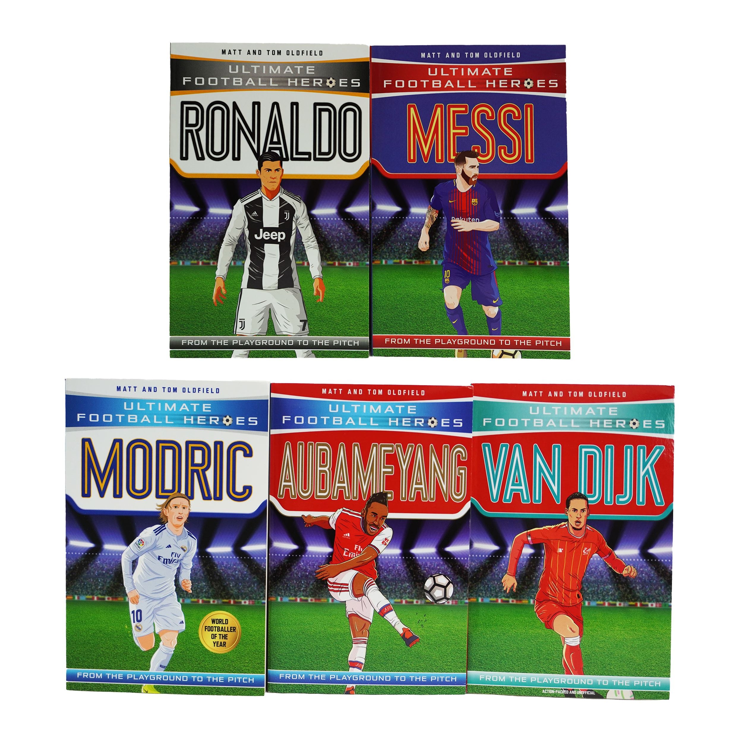 Ultimate Football Heroes Superstars By Matt & Tom Oldfield 5 Books Col ...