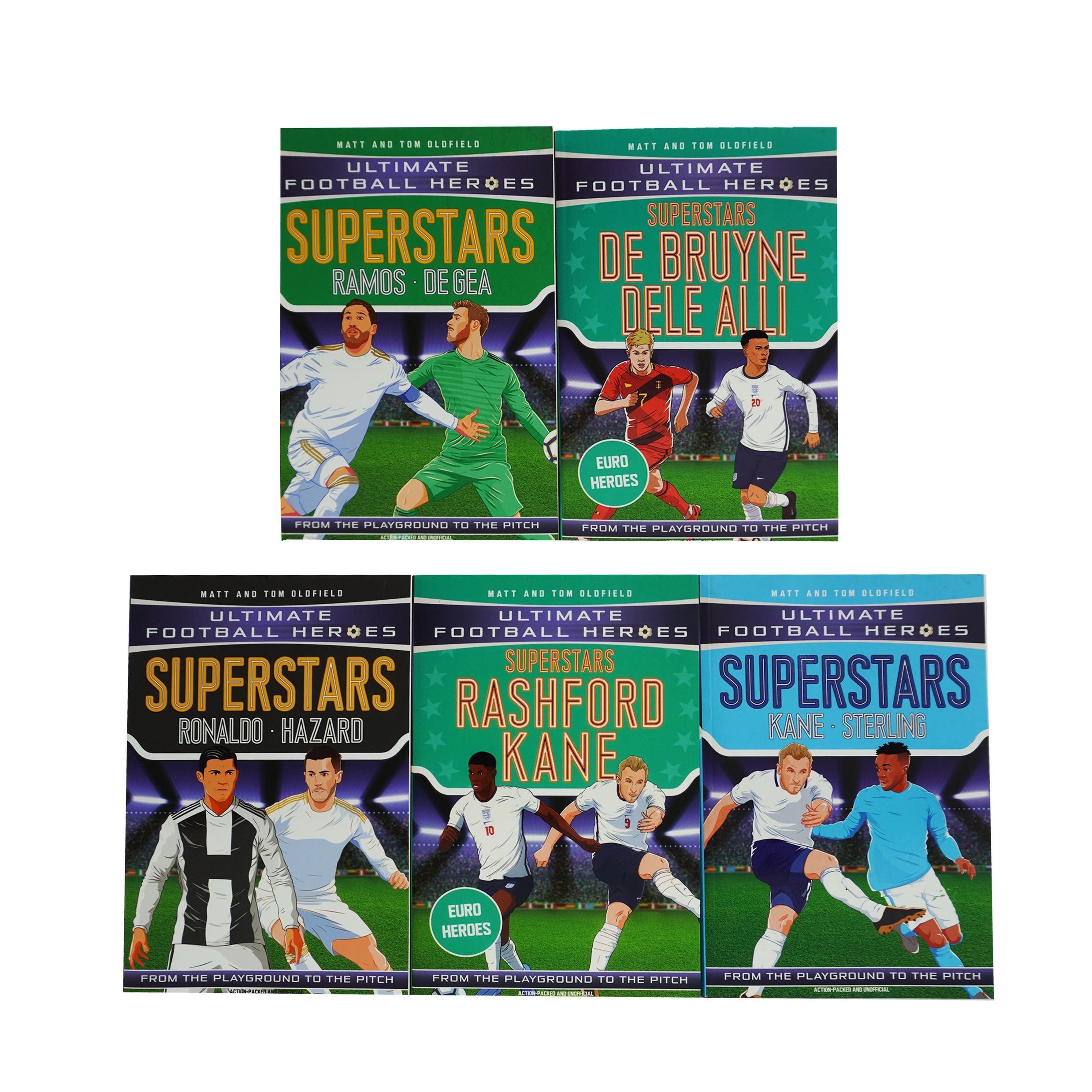 Ultimate Football Heroes Series By Matt & Tom Oldfield 2 in 1 Collecti ...