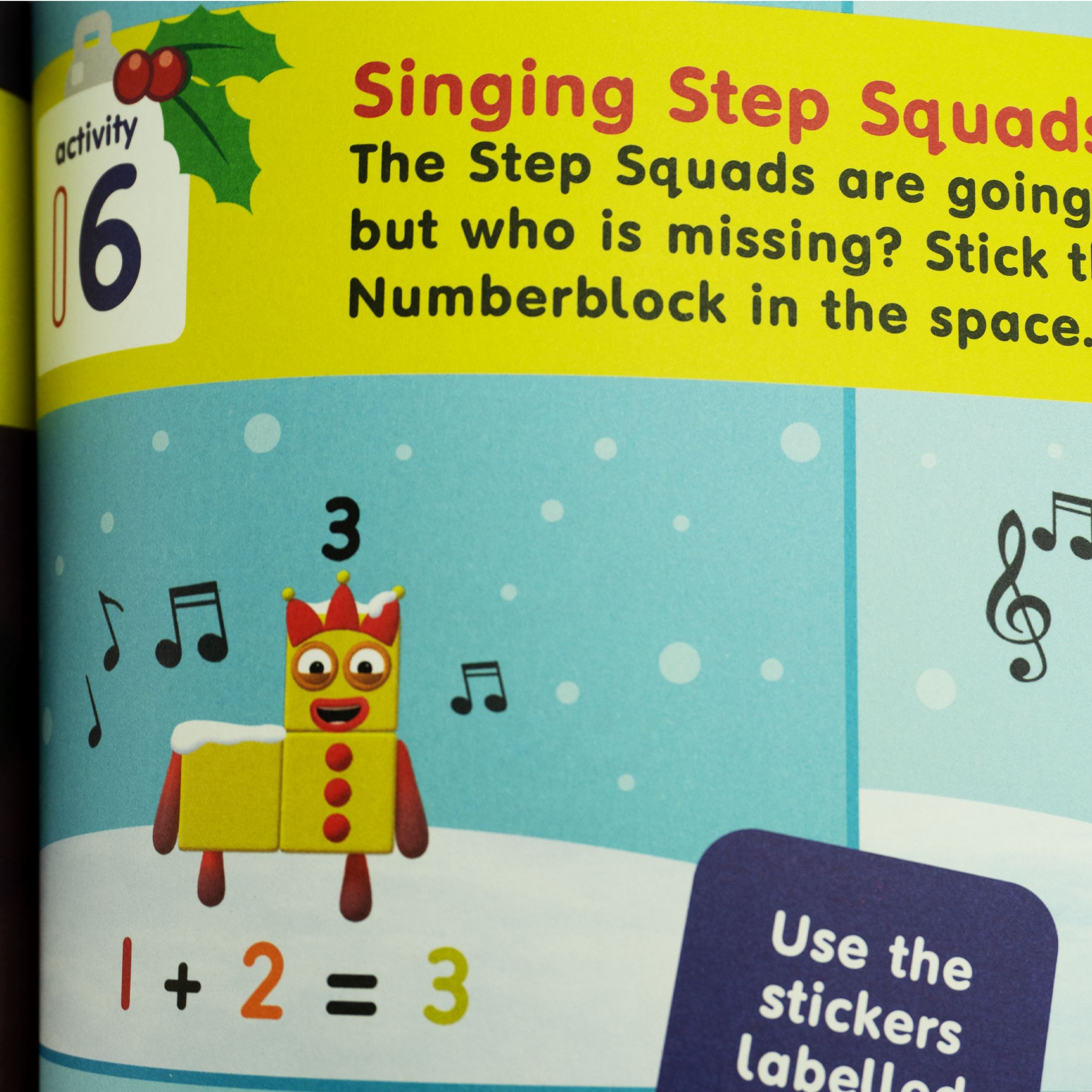 Numberblocks Christmas Sticker Fun Book By Sweet Cherry Publishing - A ...