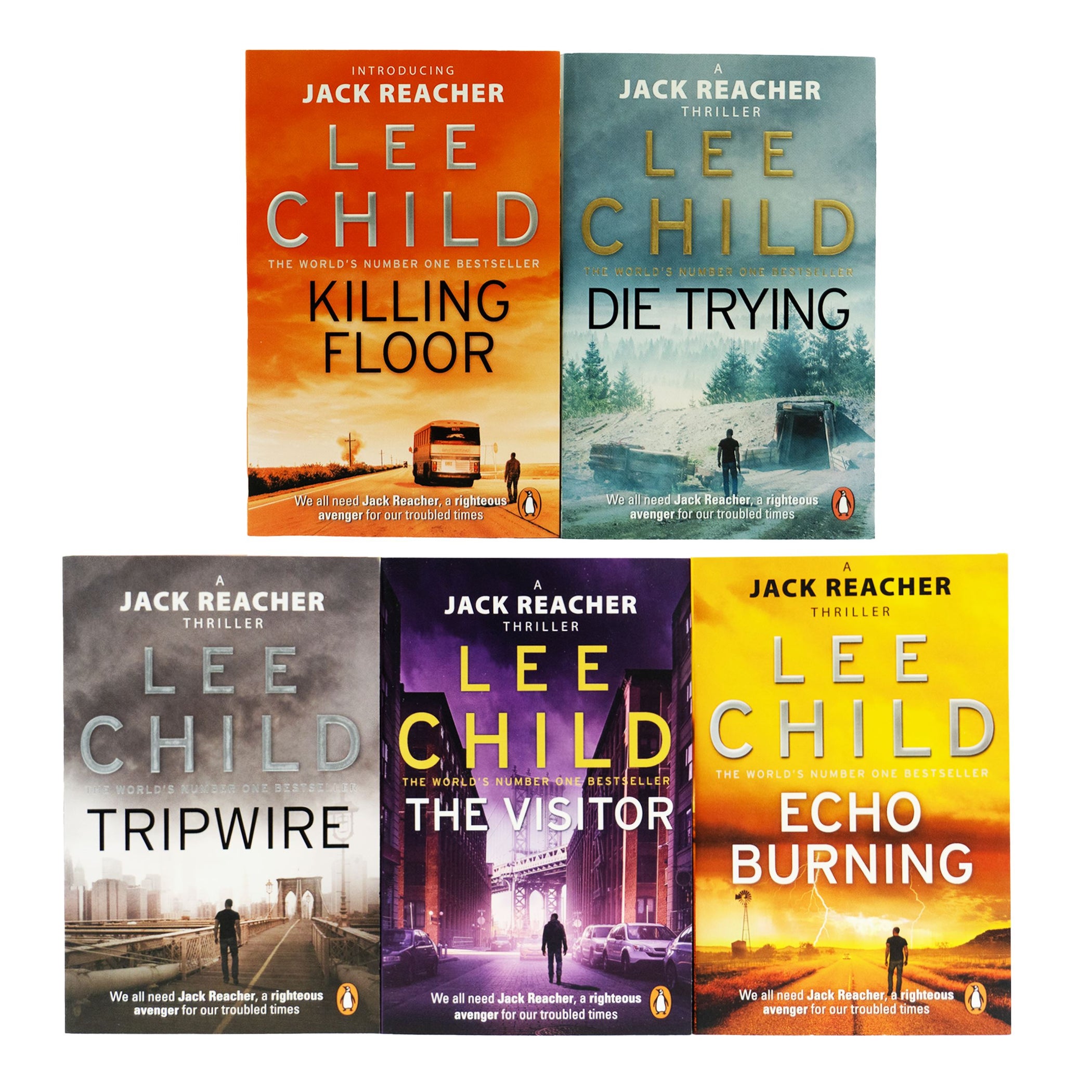 Jack Reacher by Lee Child: Books 1-5 Collection Set - Fiction - Paperb ...