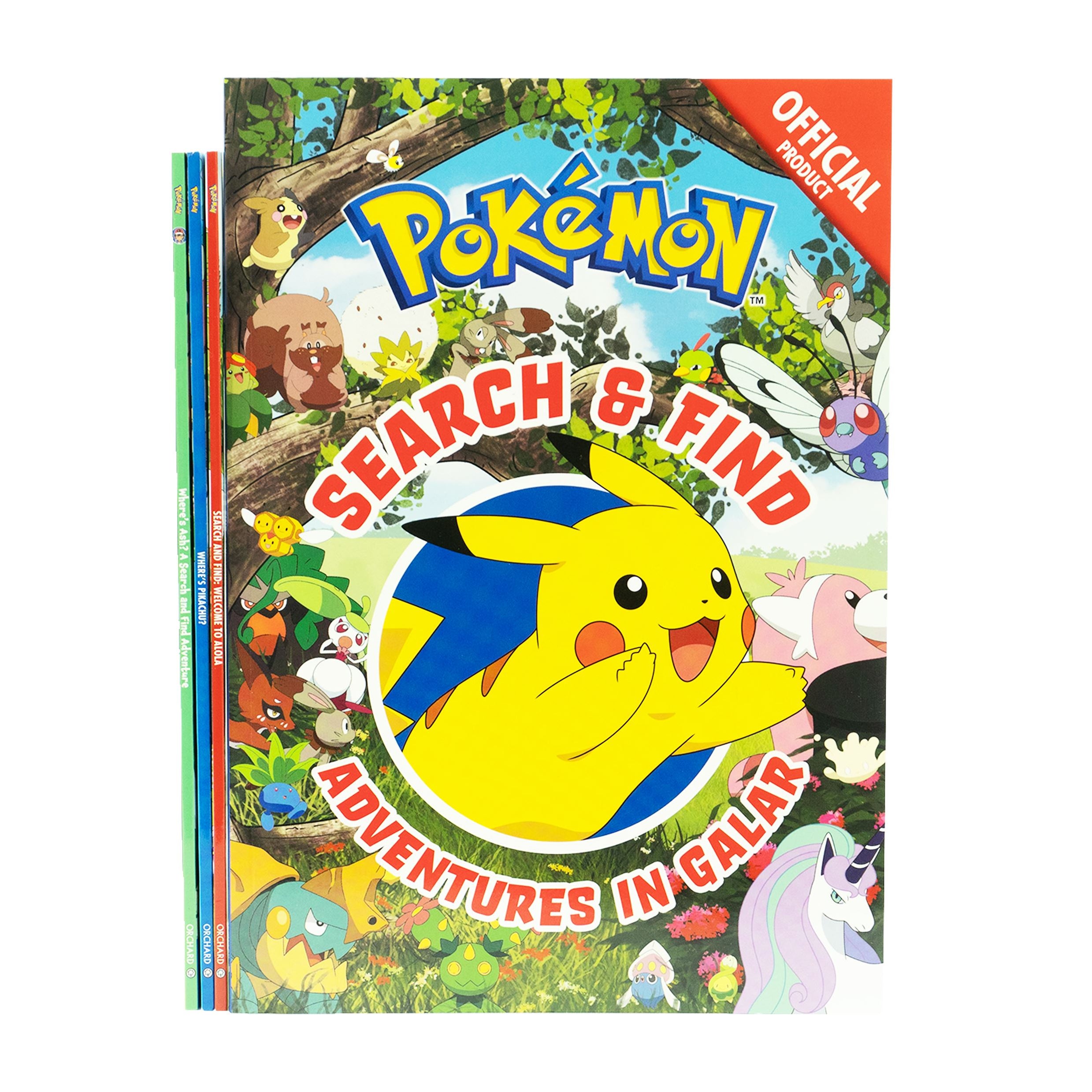 Pokémon Search and Find 4 Books Collection Set - Ages 5-8 - Paperback ...