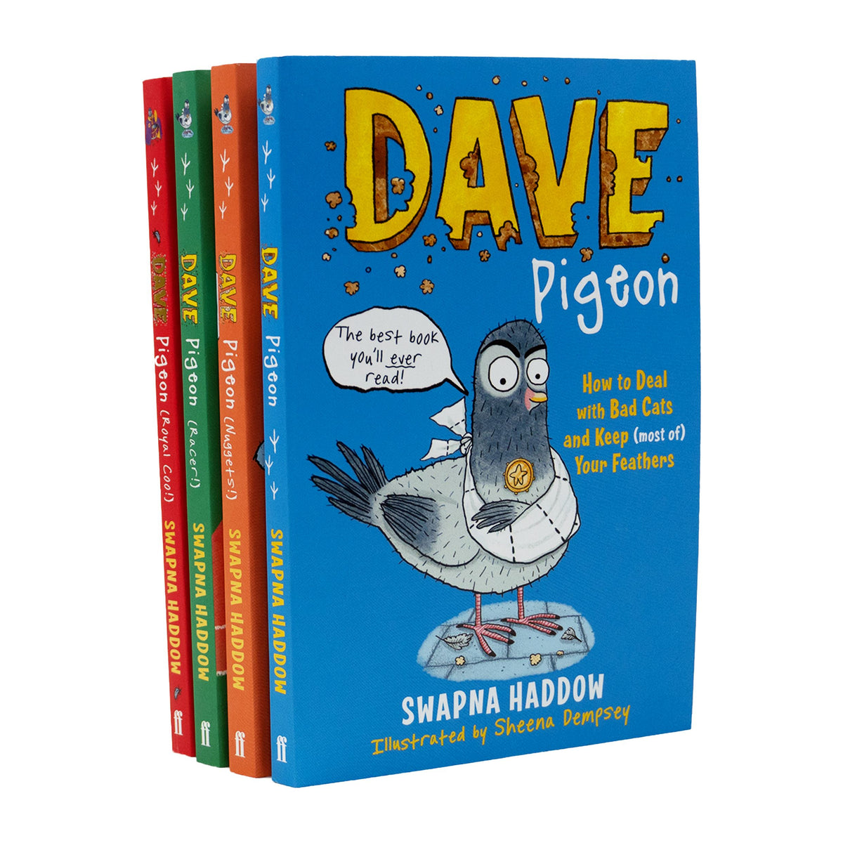 Dave Pigeon Series by Swapna Haddow 4 Books Collection Set - Ages 5-9 ...