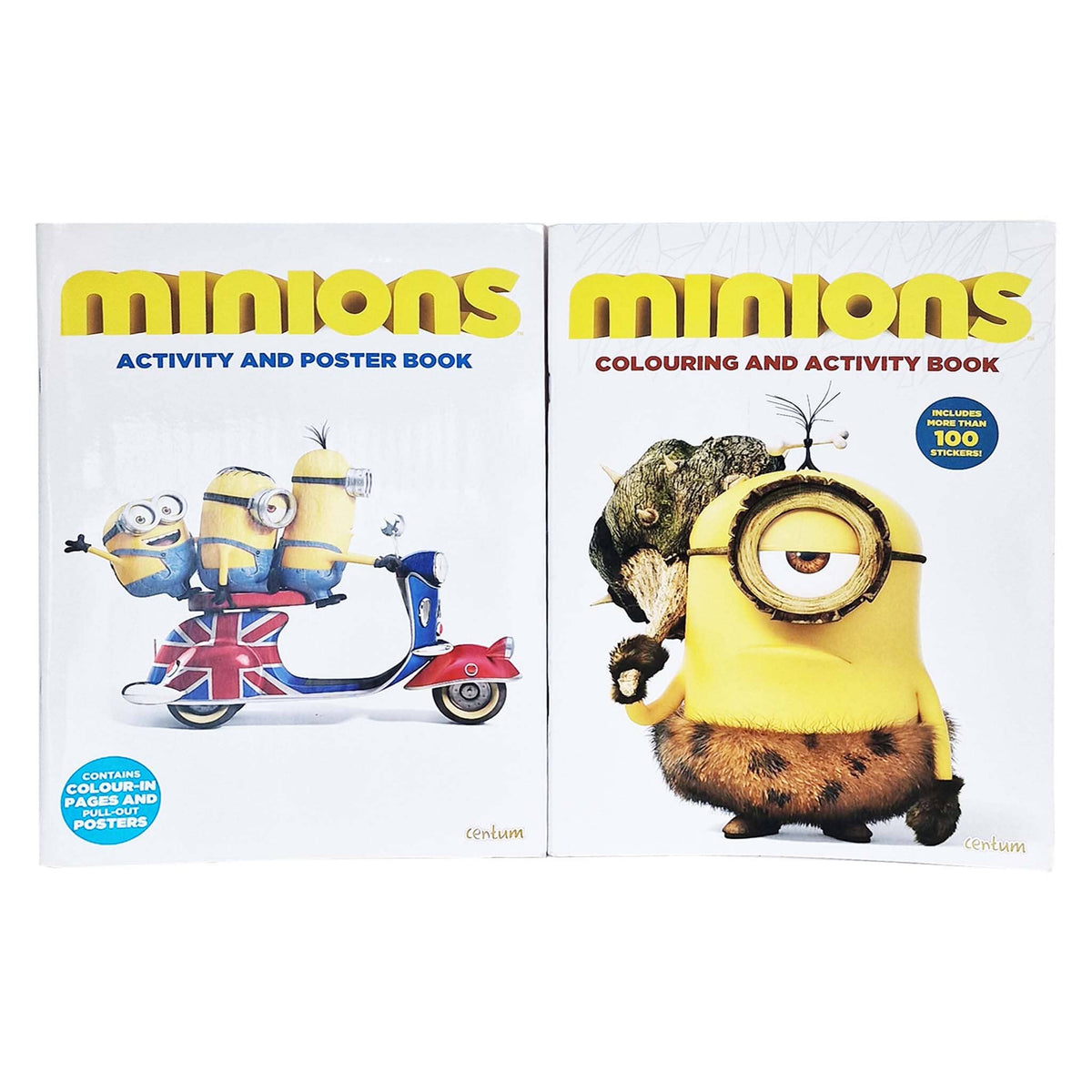 Minions: Colouring, Activity and Poster Book Collection 2 Books Set ...