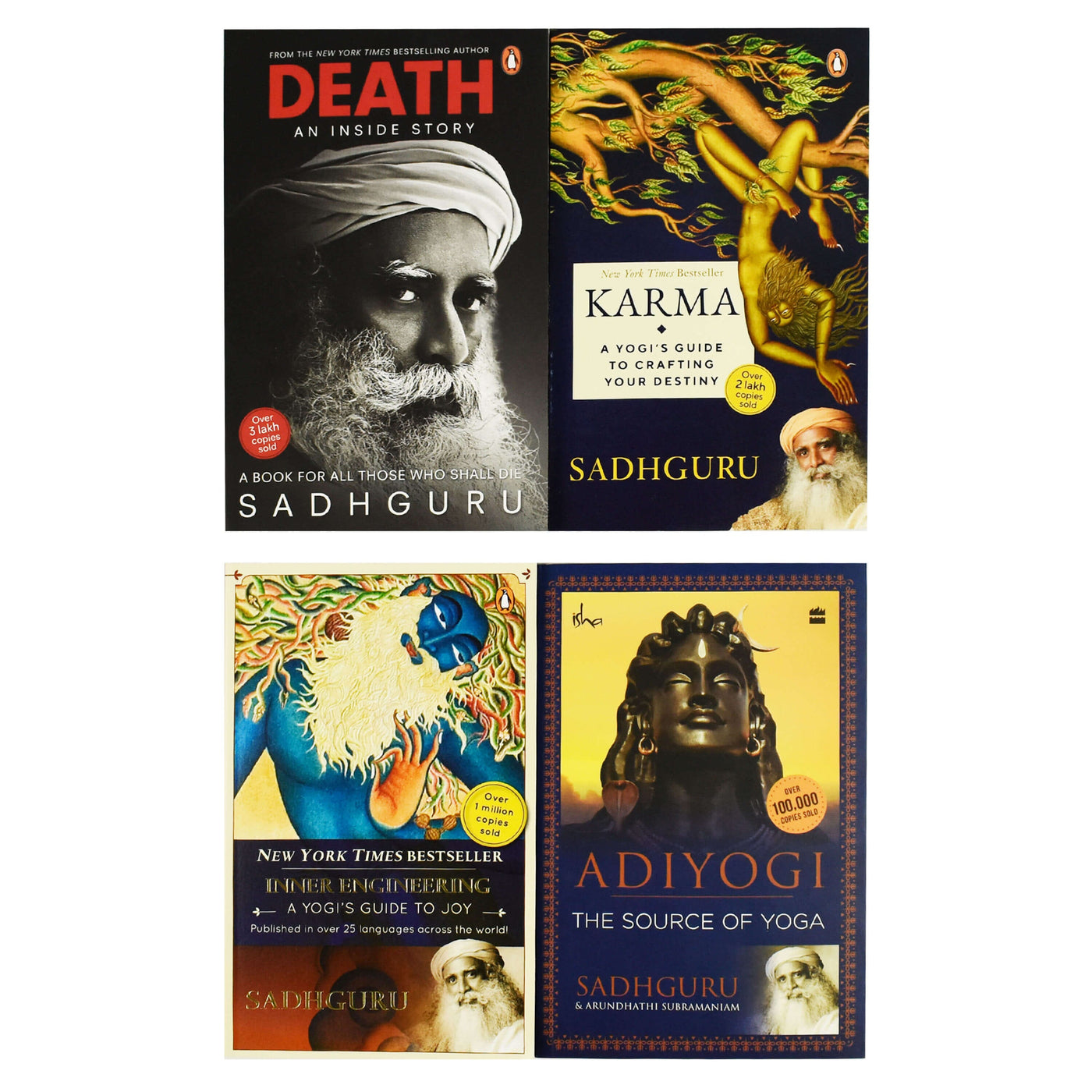 Sadhguru: A Yogi's Guide Collection 4 Books Set - Non Fiction - Paperb ...