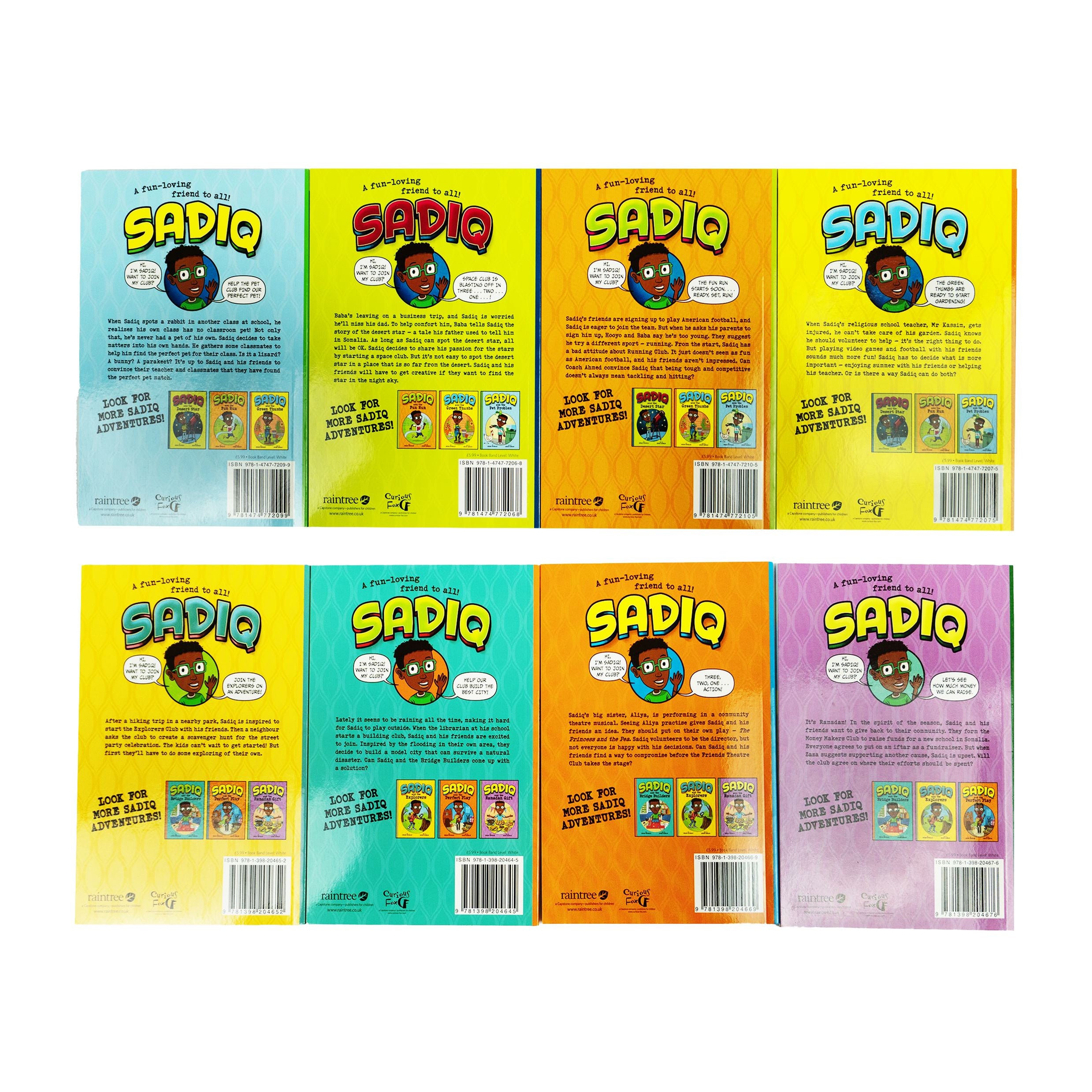 Sadiq Collection by Siman Nuurali 8 Books Collection Set - Ages 6-8 ...