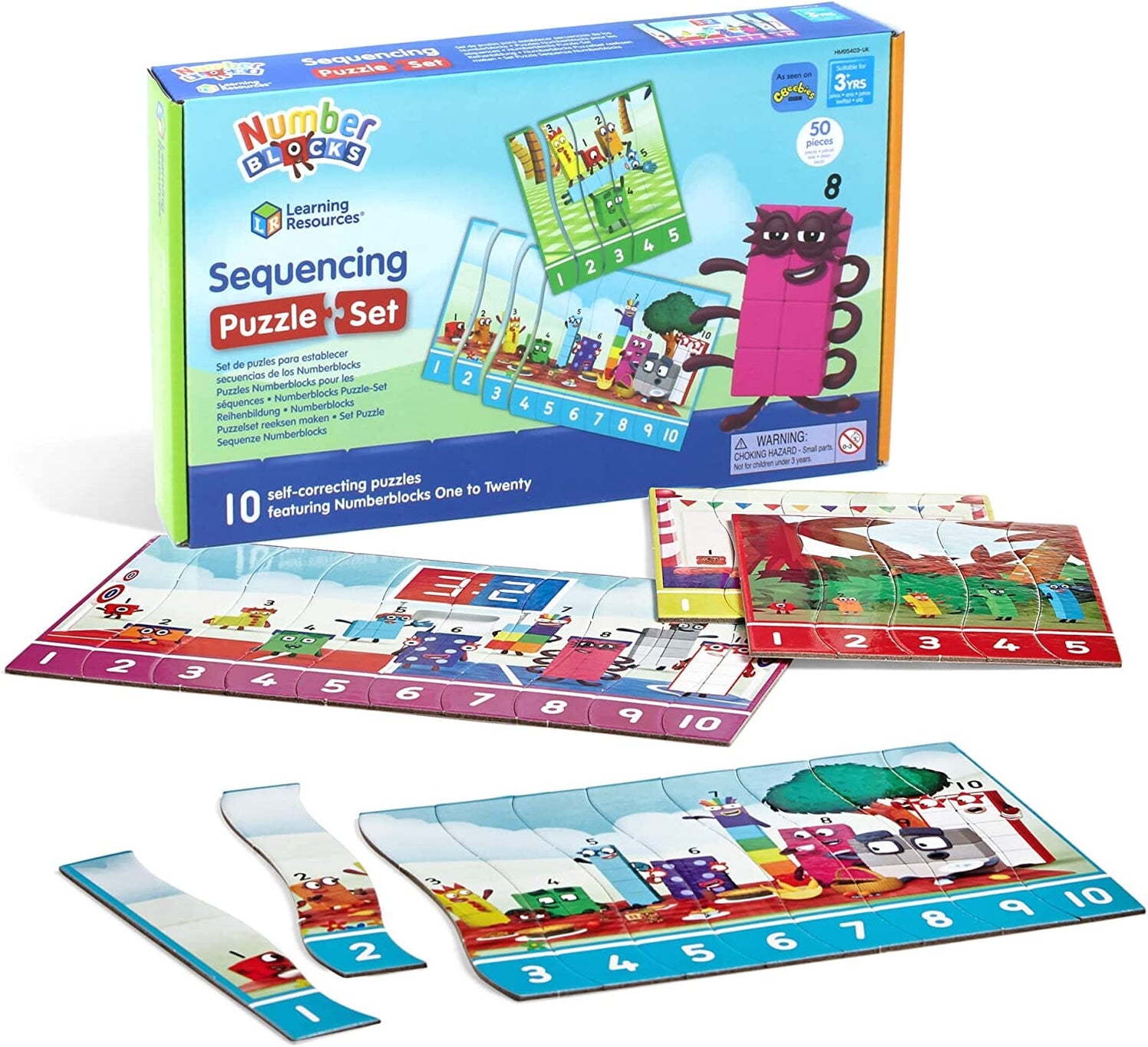 Numberblocks Sequencing Puzzle by Learning Resources - Ages 3 Years+ ...