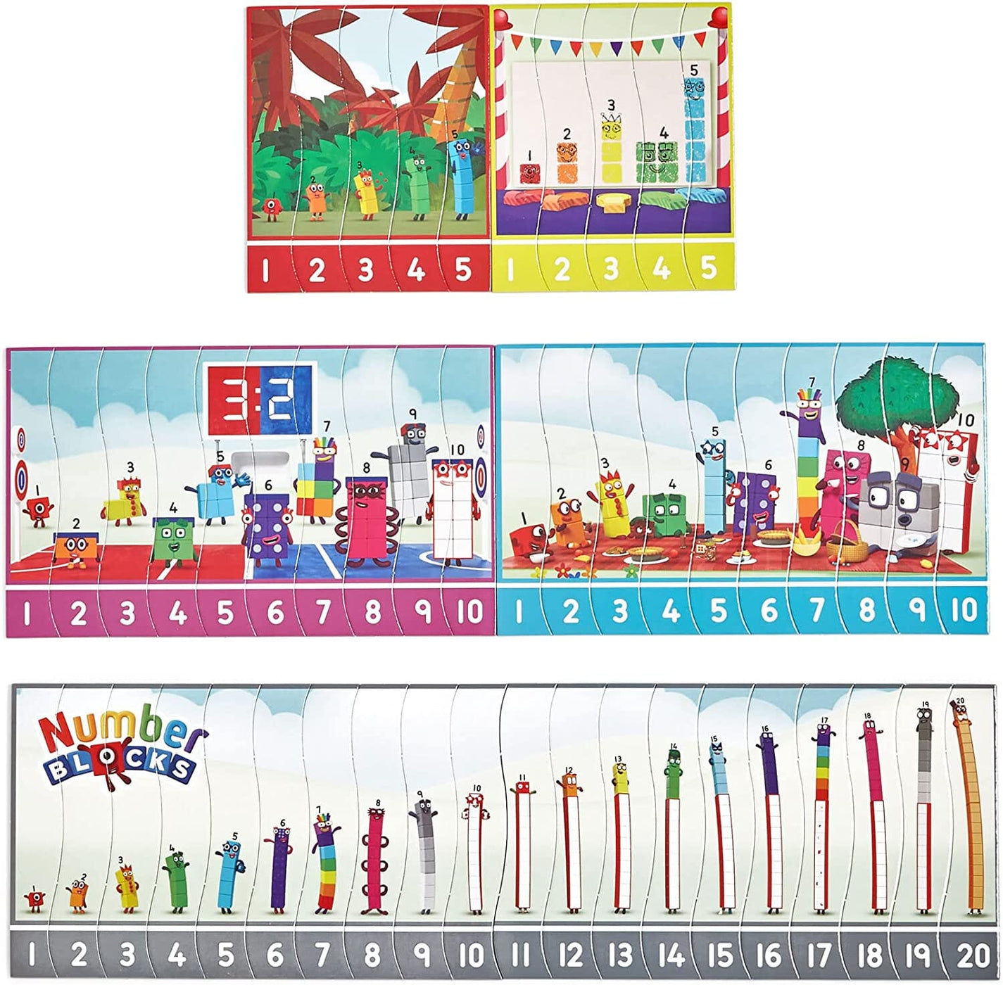 Numberblocks Sequencing Puzzle by Learning Resources - Ages 3 Years+ — Books2Door