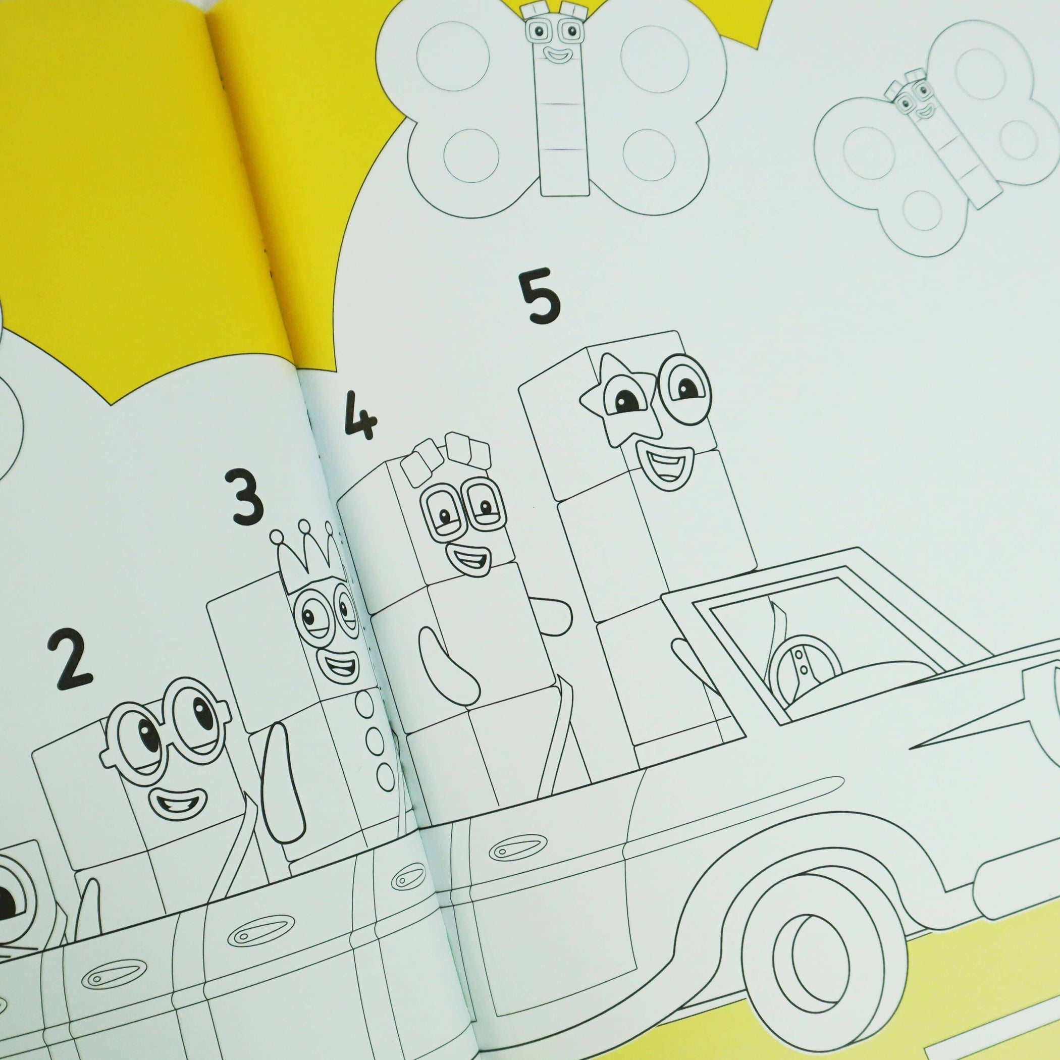 Numberblocks Colouring Fun & Sticker Activity Book Collection 3 Books ...