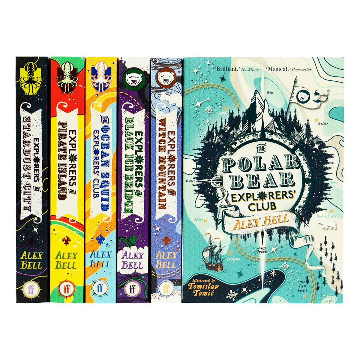 The Polar Bear Explorers’ Club Series By Alex Bell 6 Books Collection ...